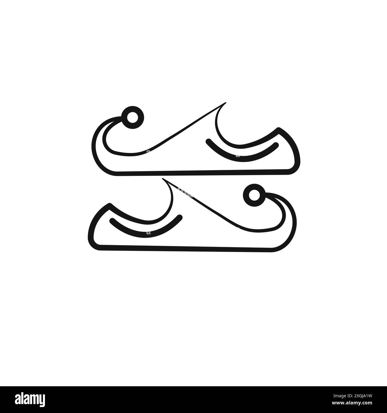 Arabian khussa icon vector logo set collection for web app ui Stock ...