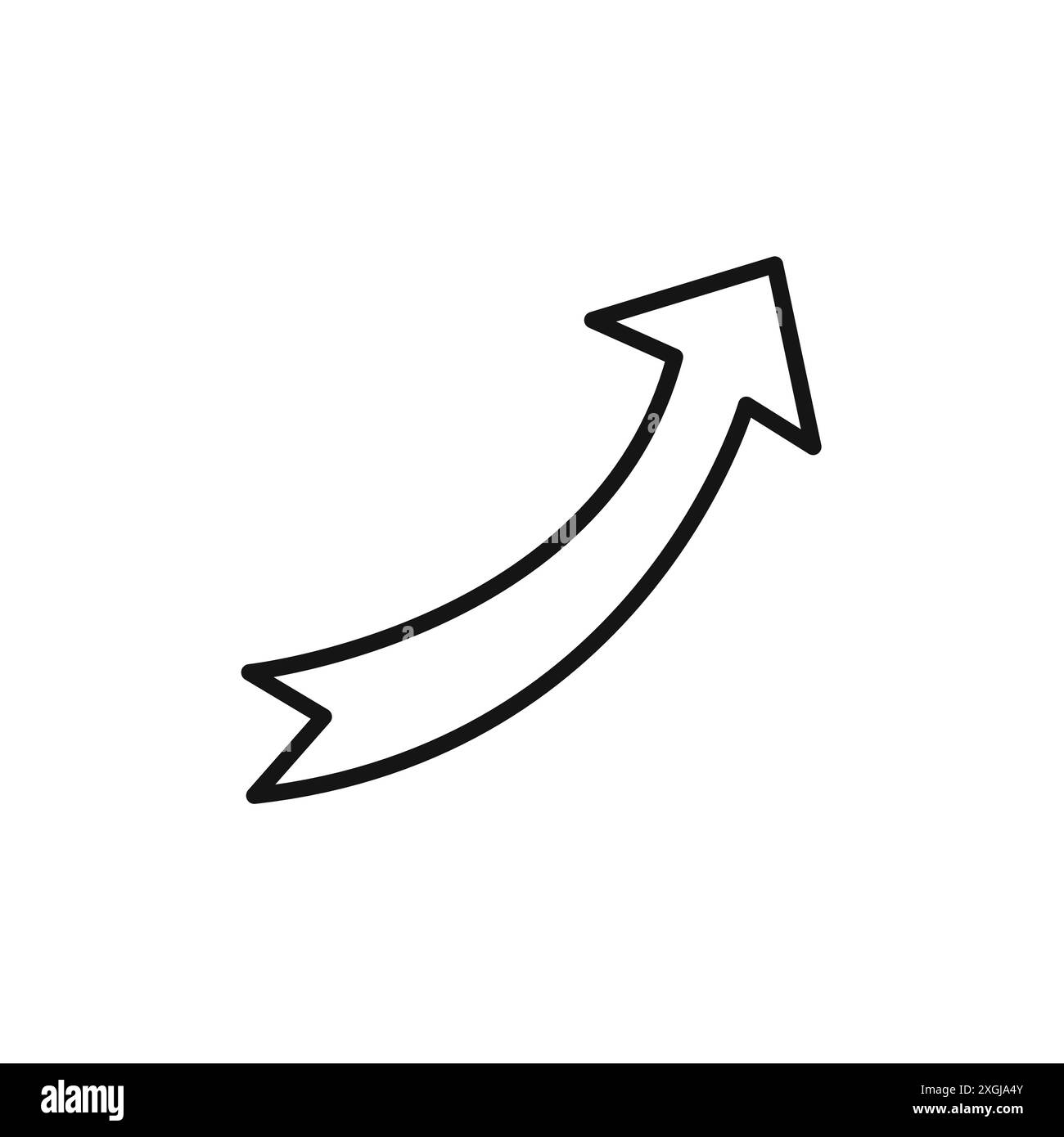 Dynamic arrow Black and White Stock Photos & Images - Alamy