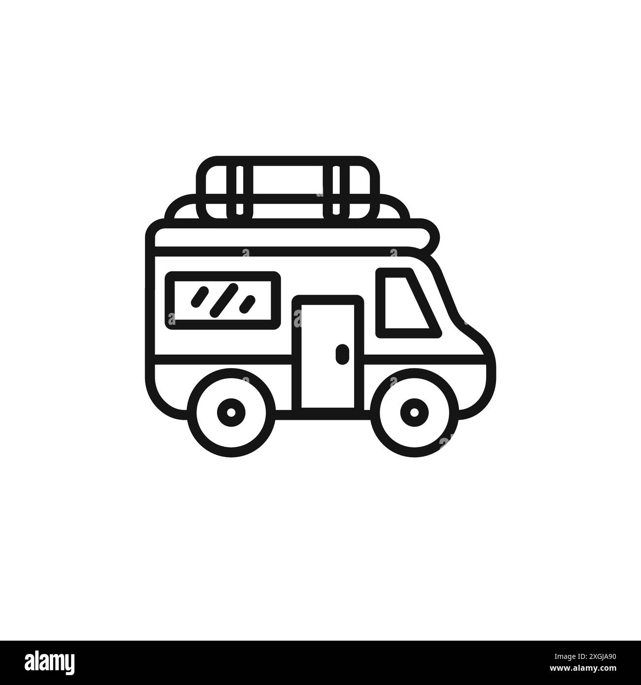 camping car icon vector logo set collection for web app ui Stock Vector Image & Art - Alamy