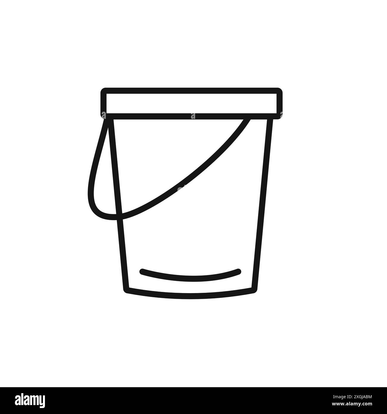 bucket icon vector logo set collection for web app ui Stock Vector ...