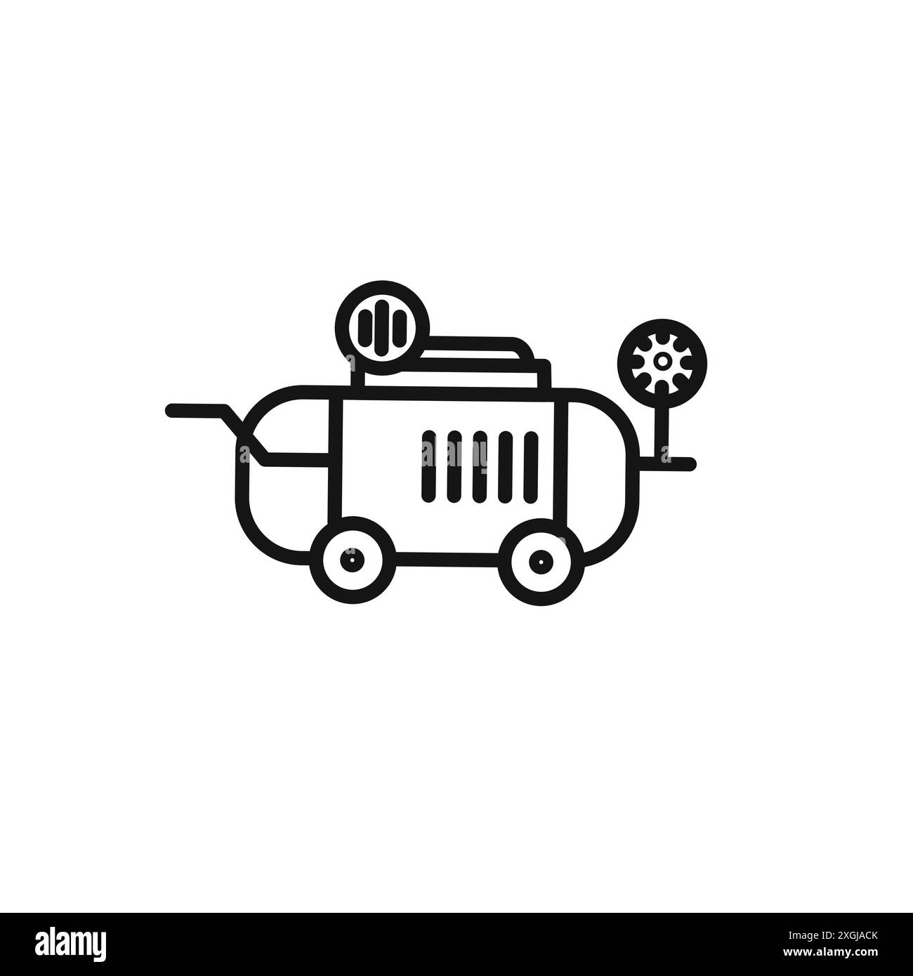 Air compressor pump icon vector logo set collection for web app ui Stock Vector Image & Art - Alamy