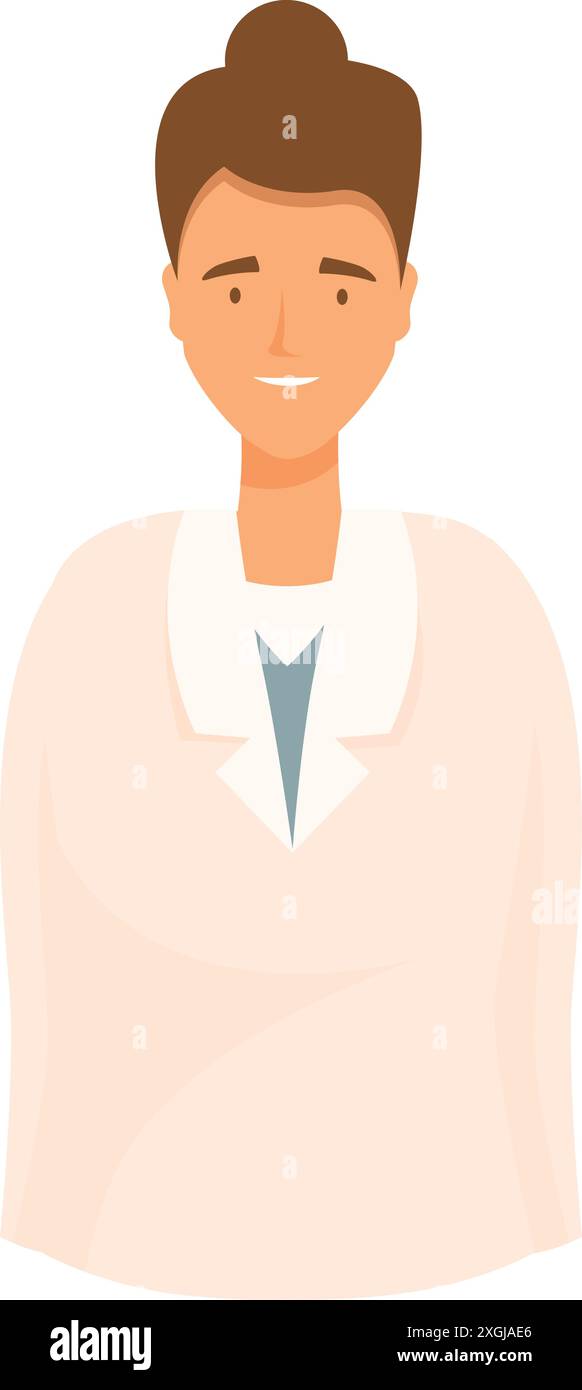 Portrait male doctor wearing lab Stock Vector Images - Alamy