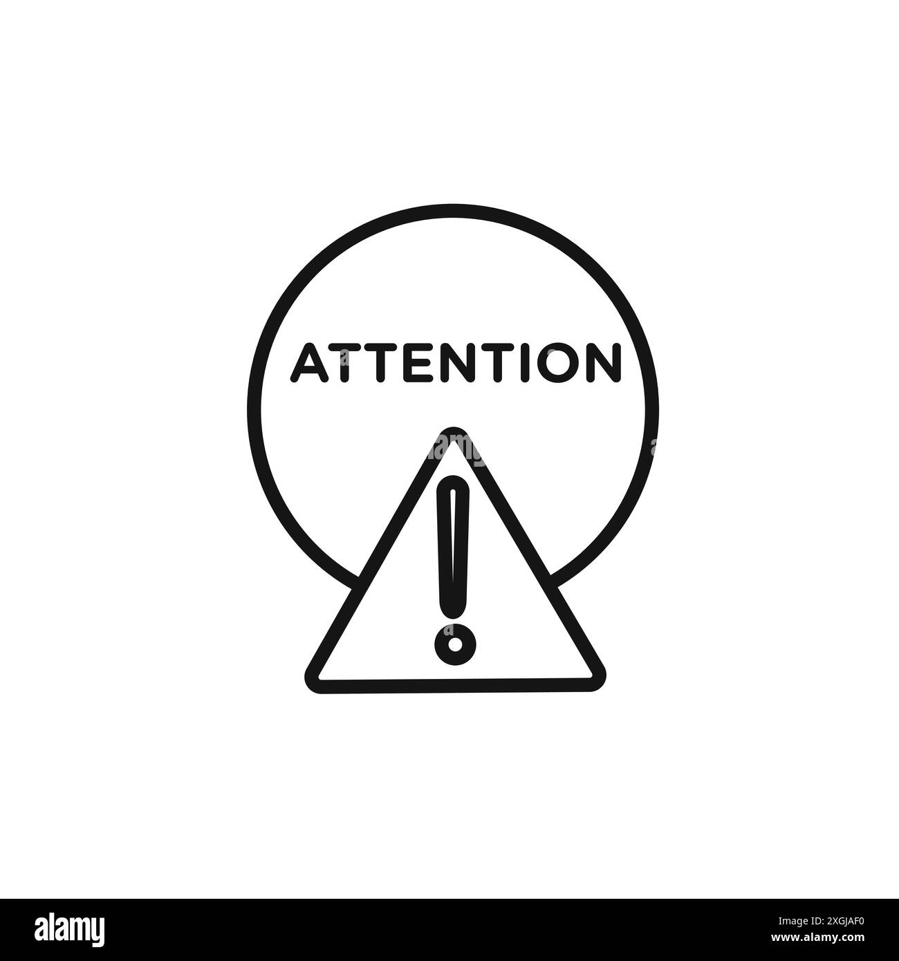 Attention Warning sign icon vector logo set collection for web app ui Stock Vector Image & Art ...