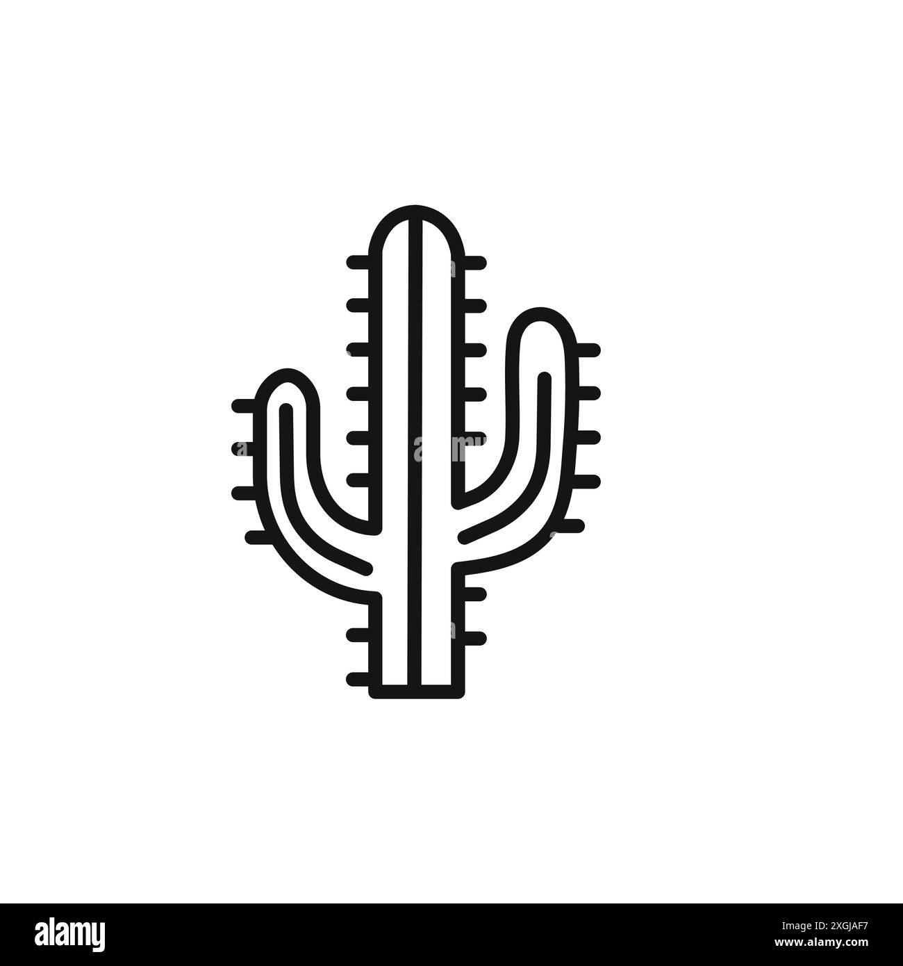 Cactus icon vector logo set collection for web app ui Stock Vector ...
