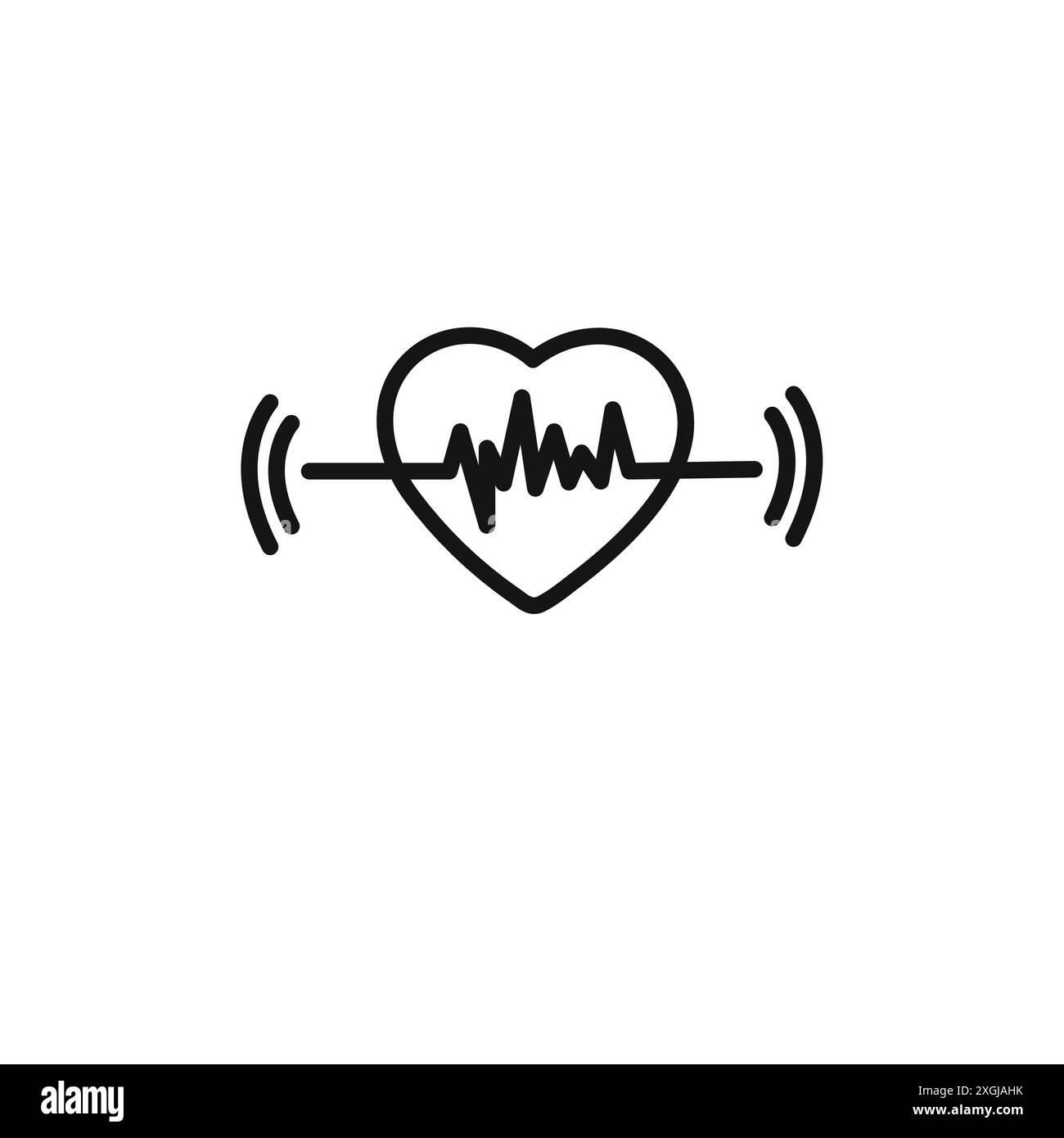 cardiogram icon vector logo set collection for web app ui Stock Vector ...