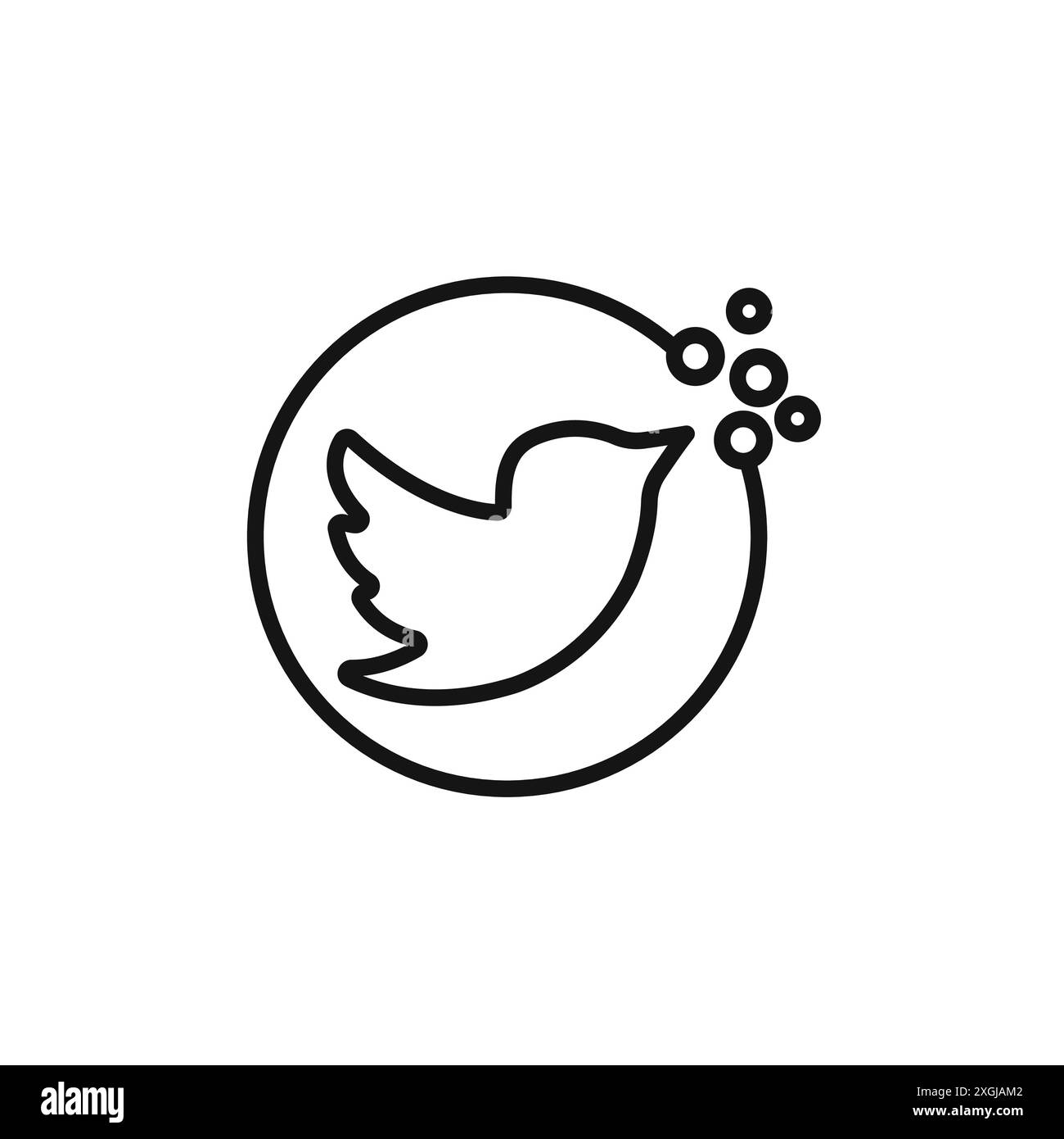 Bird Icon vector logo set collection for web app ui Stock Vector Image ...