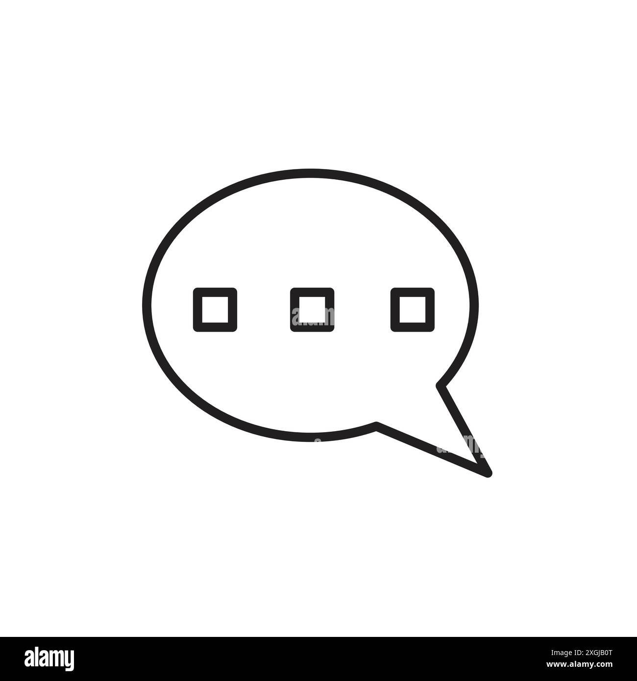 Comment icon (2) vector logo set collection for web app ui Stock Vector ...