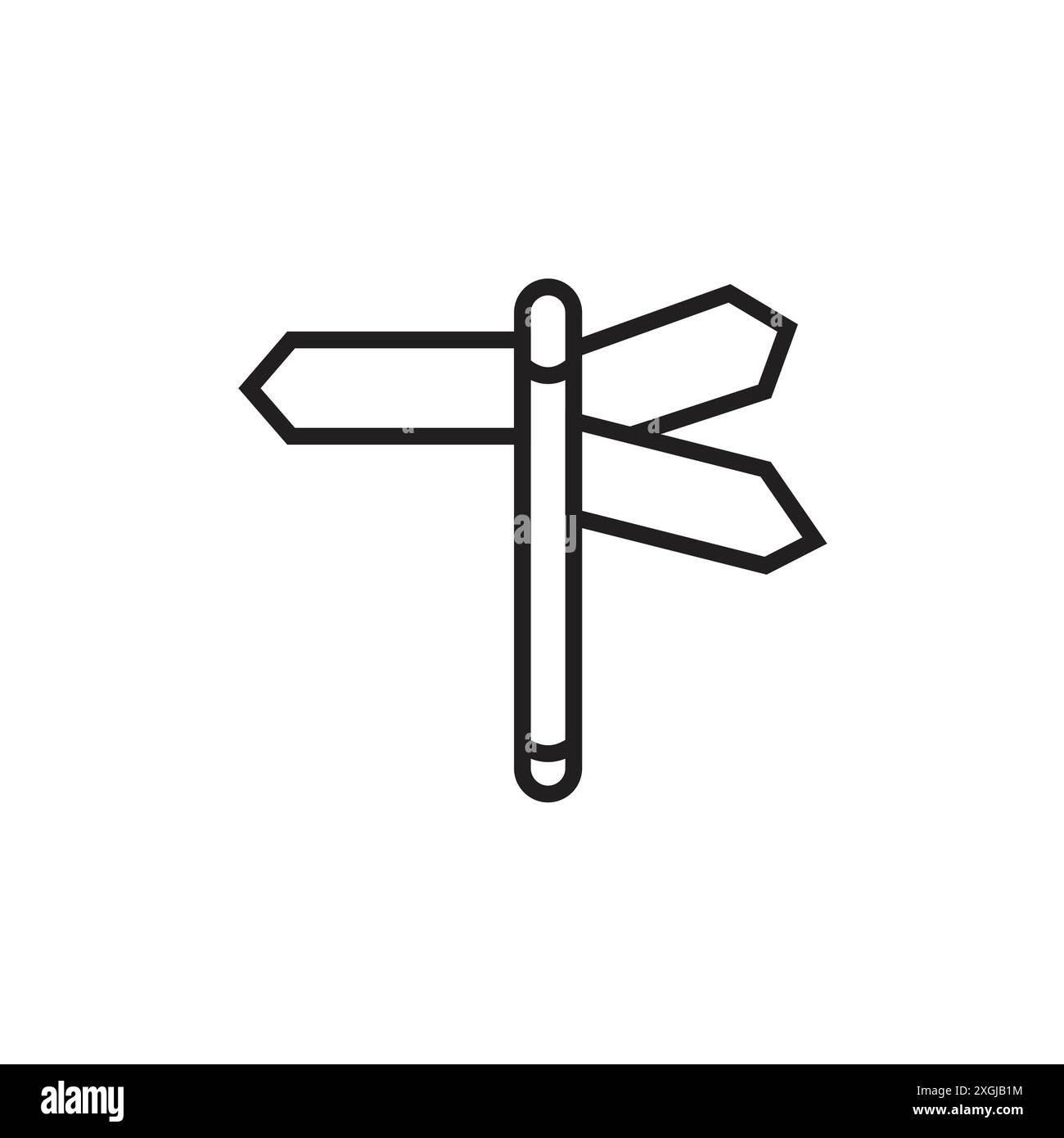 crossroads sign icon vector logo set collection for web app ui Stock Vector Image & Art - Alamy