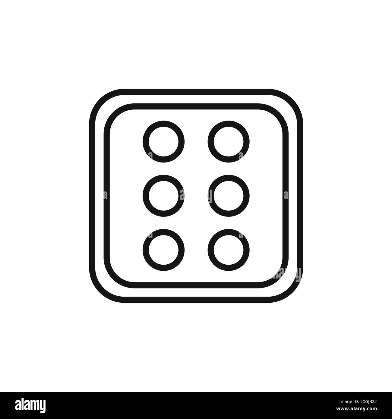 Dice emblem Cut Out Stock Images & Pictures - Alamy