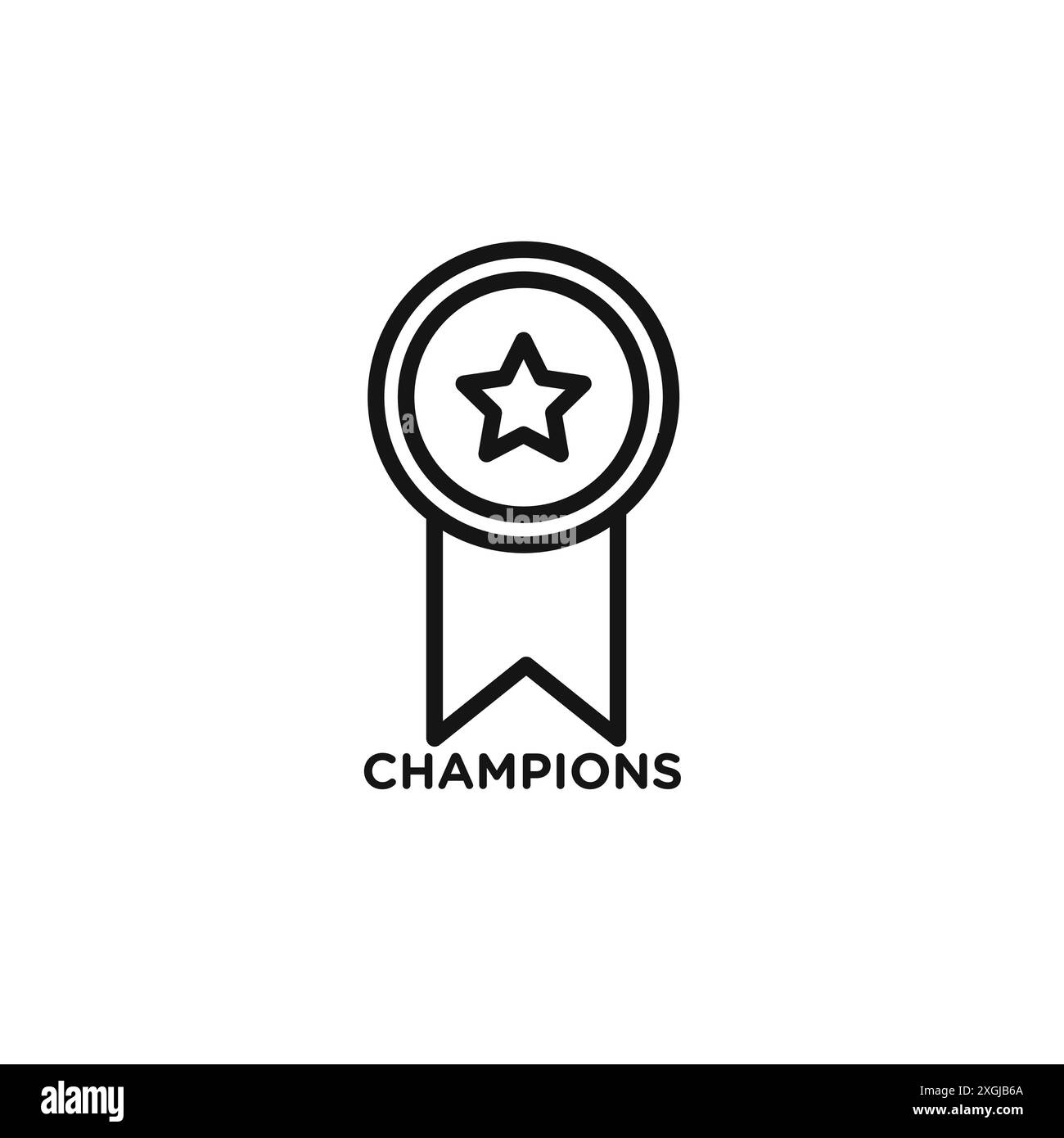 Champion icon vector logo set collection for web app ui Stock Vector ...