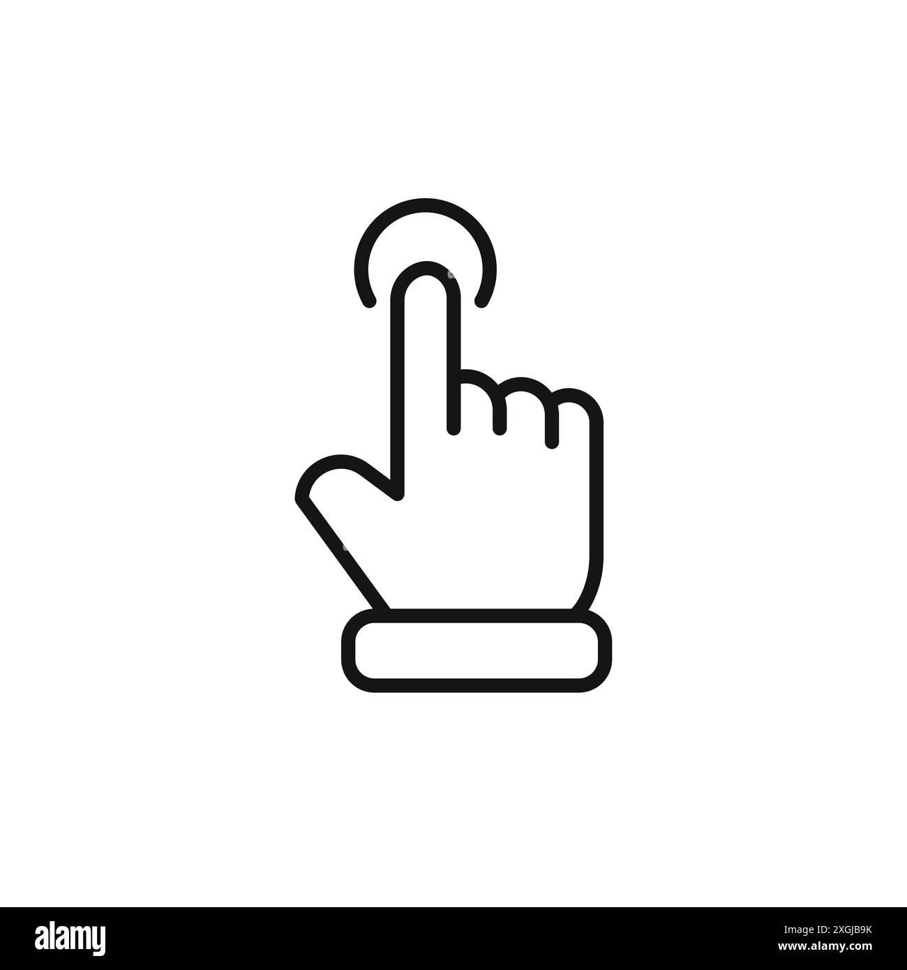 Hand clicking icon vector logo set collection for web app ui Stock Vector Image & Art - Alamy