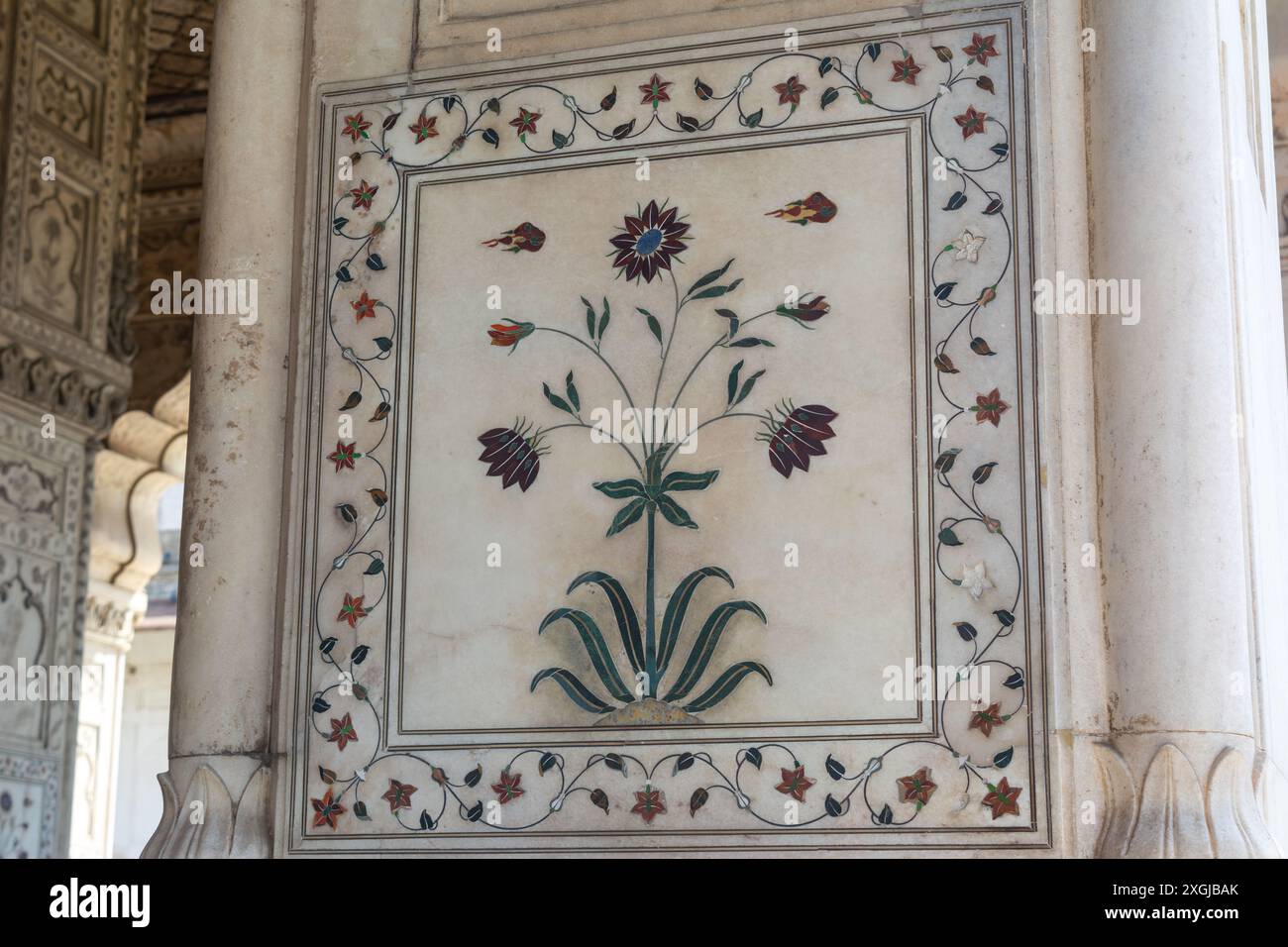 Diwan-i-Khas, Red Fort, Old Delhi, India. UNESCO World Heritage Site ...