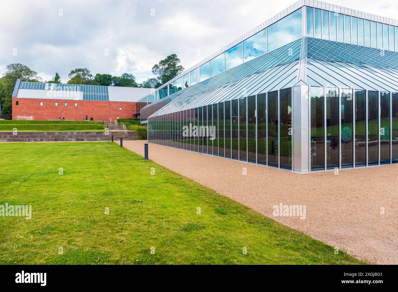 Burrell Collection museum, Pollok Park, Glasgow, Scotland, UK Stock ...