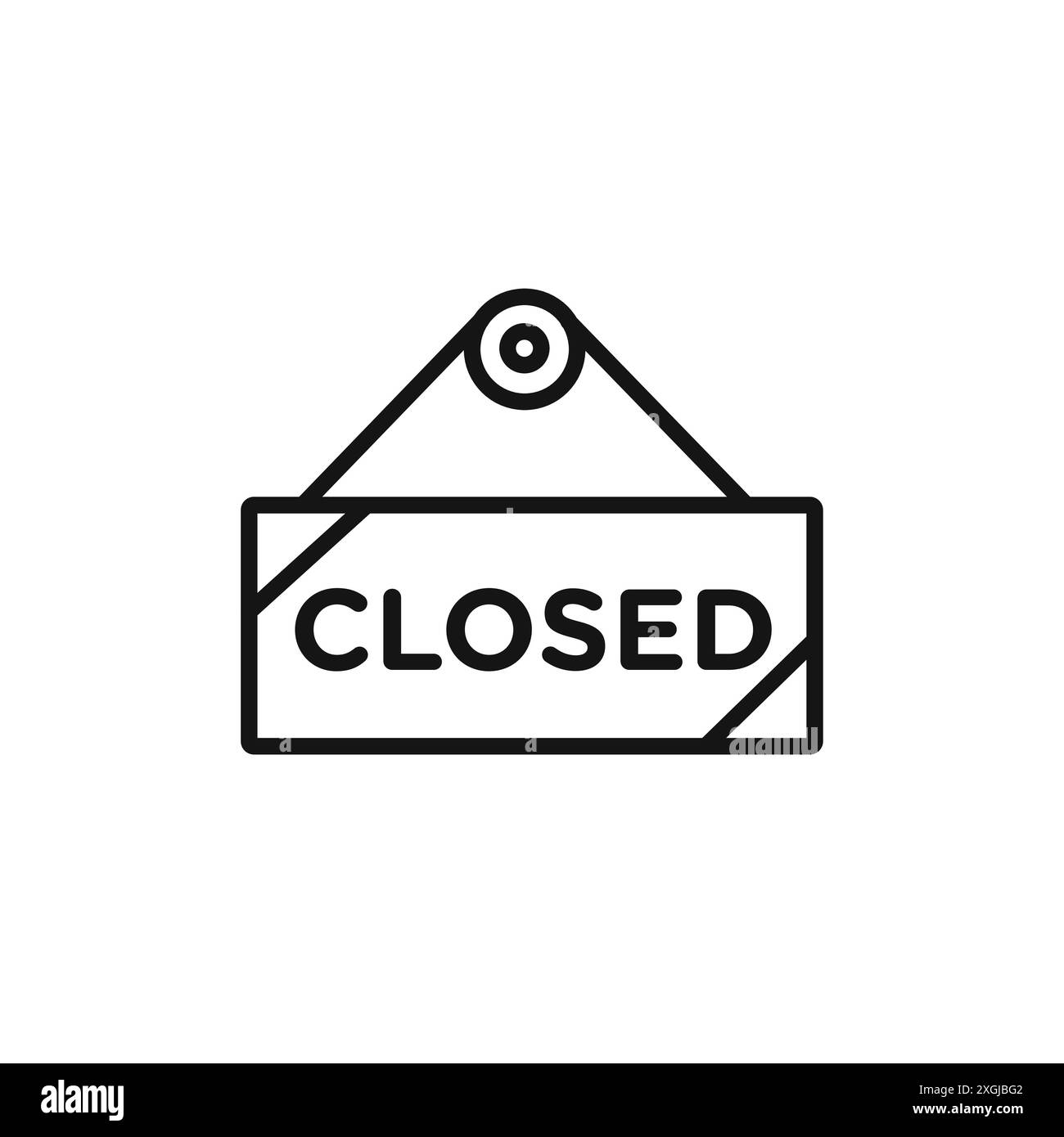 Closed Sign Icon vector logo set collection for web app ui Stock Vector Image & Art - Alamy