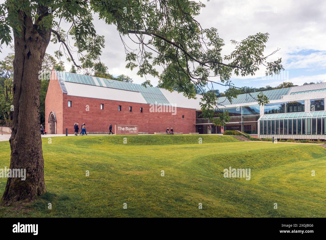 Burrell Collection museum, Pollok Park, Glasgow, Scotland, UK Stock ...