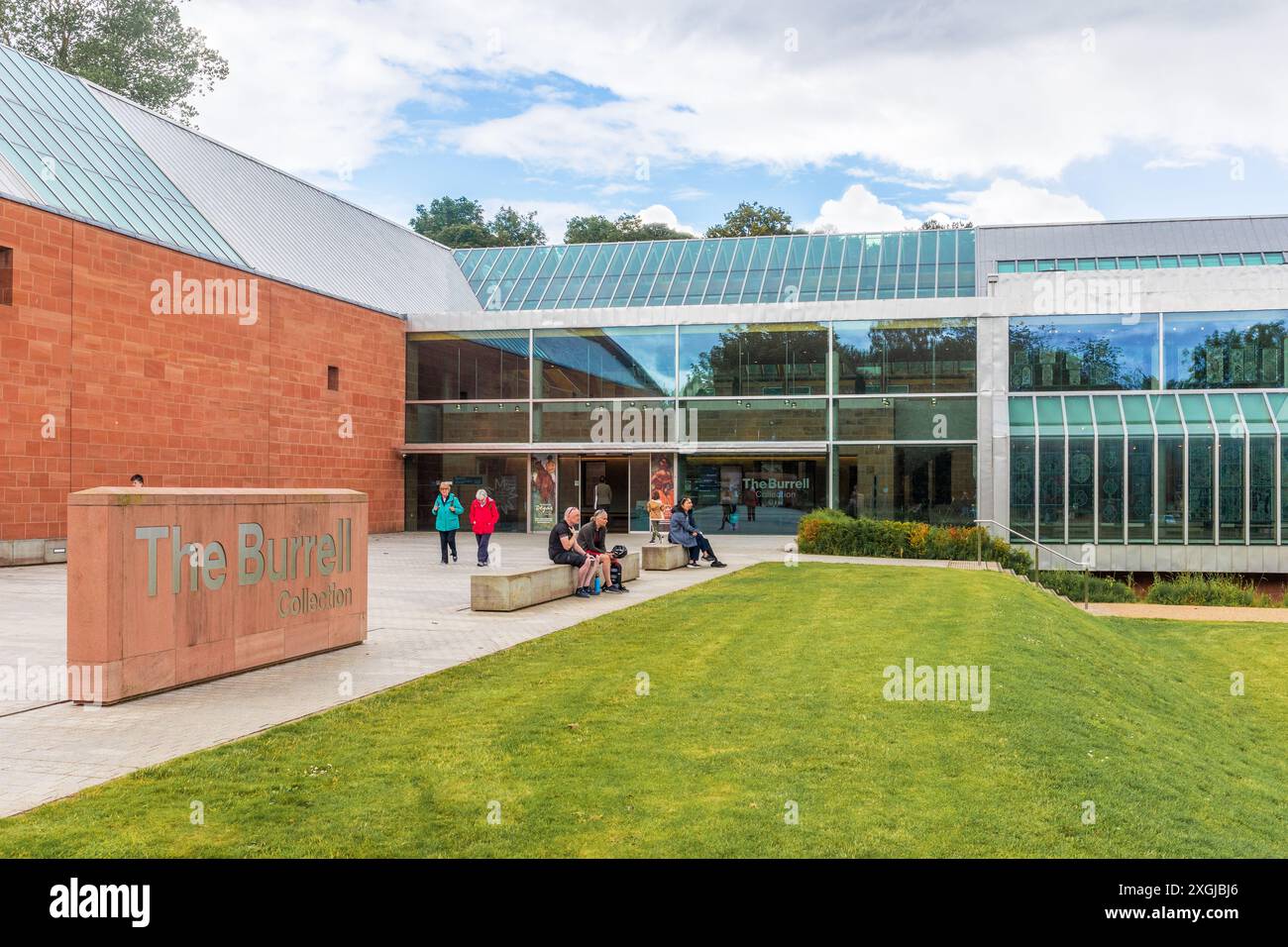 Burrell Collection museum, Pollok Park, Glasgow, Scotland, UK Stock ...