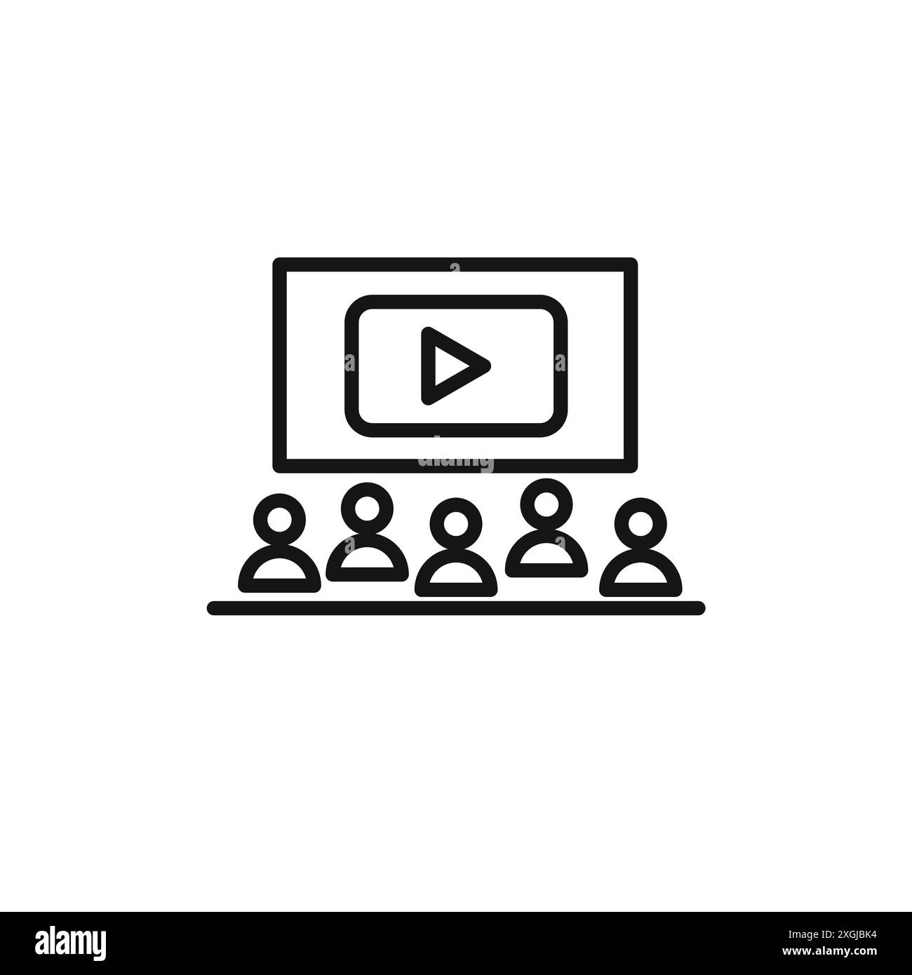 cinema audience icon vector logo set collection for web app ui Stock ... cinema audience icon vector logo set collection for web app ui Stock ...