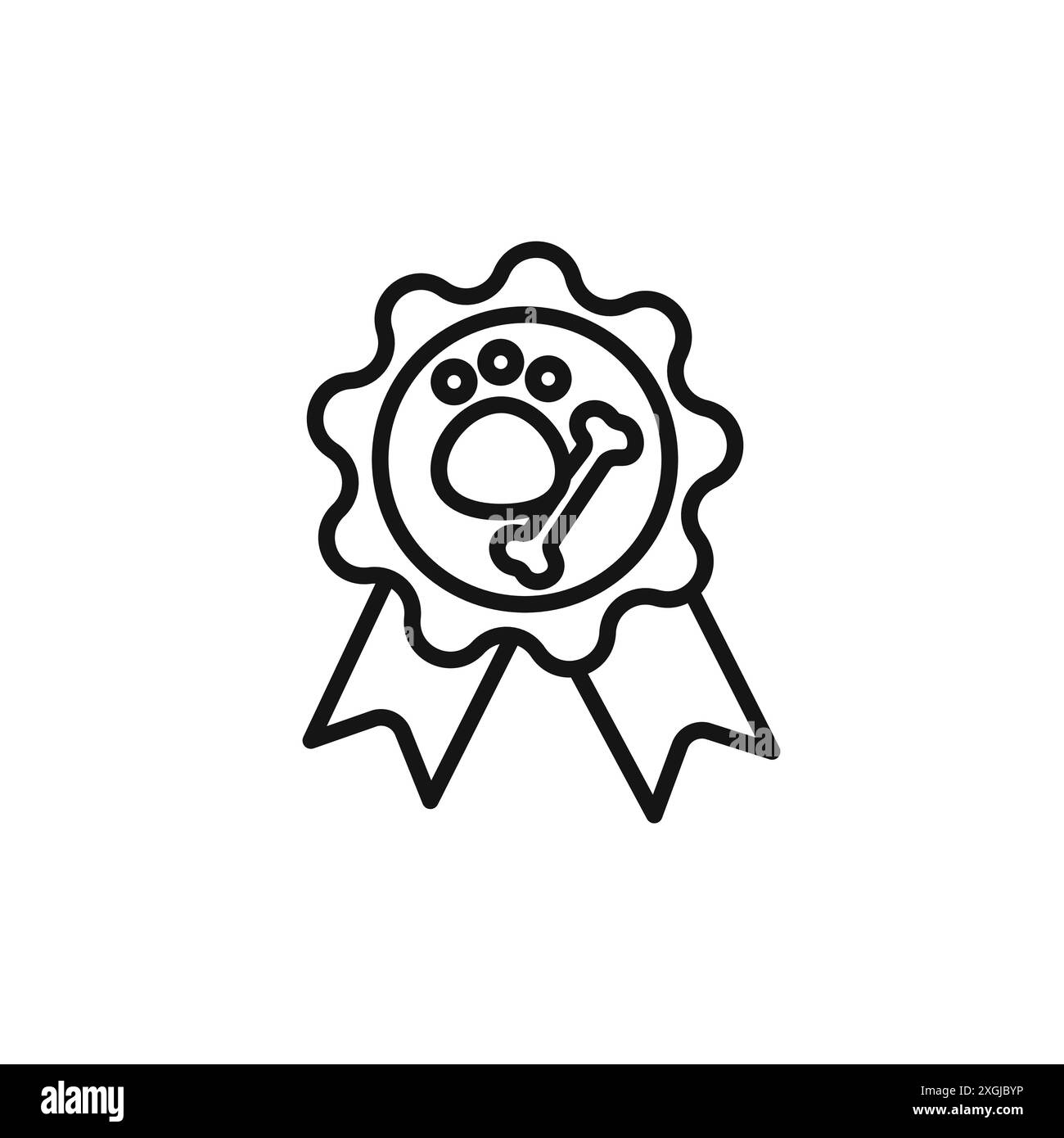 Dog competition icon vector logo set collection for web app ui Stock ...