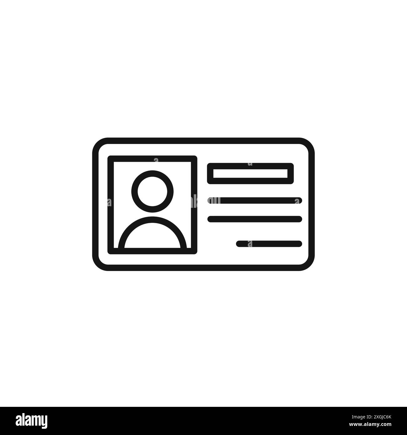 Identity Card Icon Vector Logo Set Collection For Web App Ui Stock Vector Image And Art Alamy