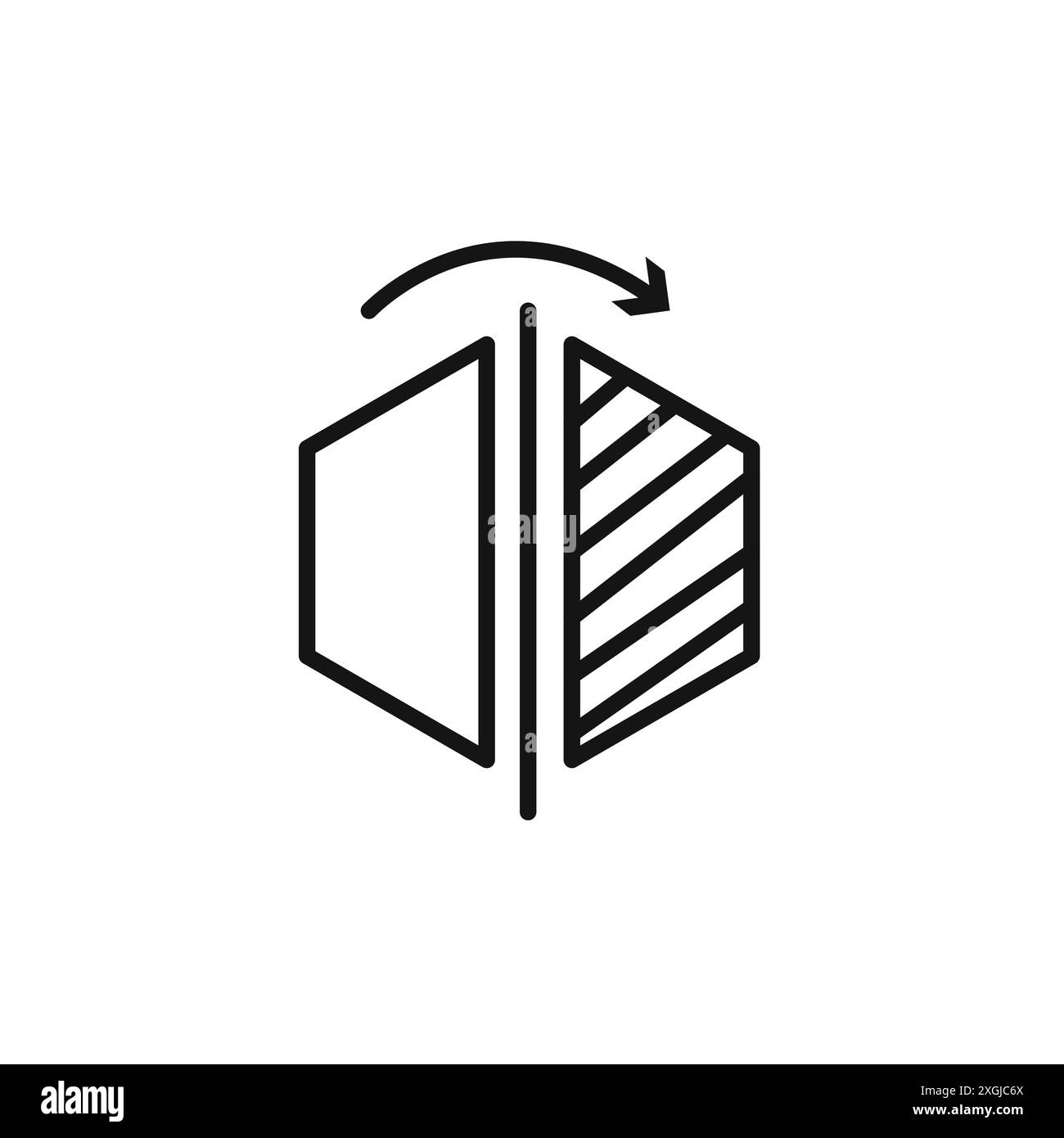 flip icon vector logo set collection for web app ui Stock Vector Image ...