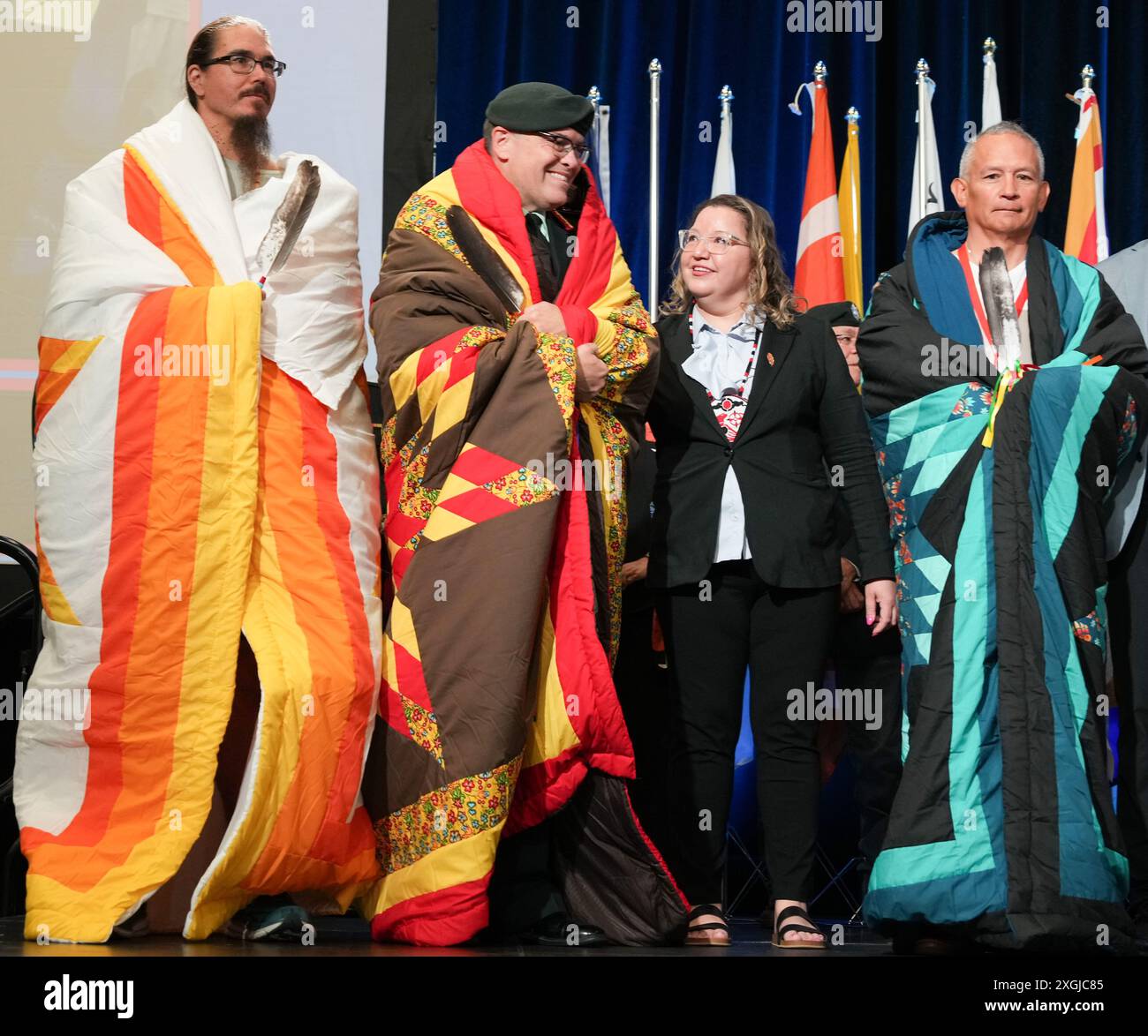 Montreal, Canada. 09th July, 2024. National Chief Cindy Woodhouse ...