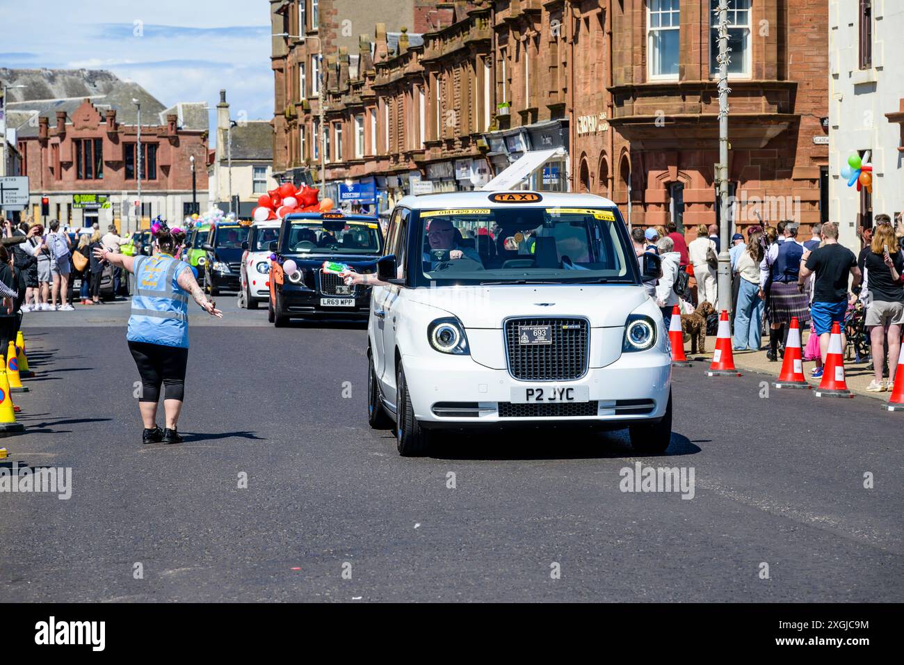Glasgow to troon taxi outing hi-res stock photography and images - Alamy