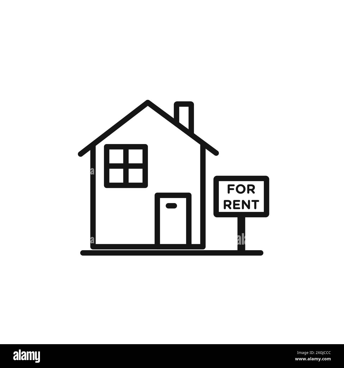 House rent icon vector logo set collection for web app ui Stock Vector ...