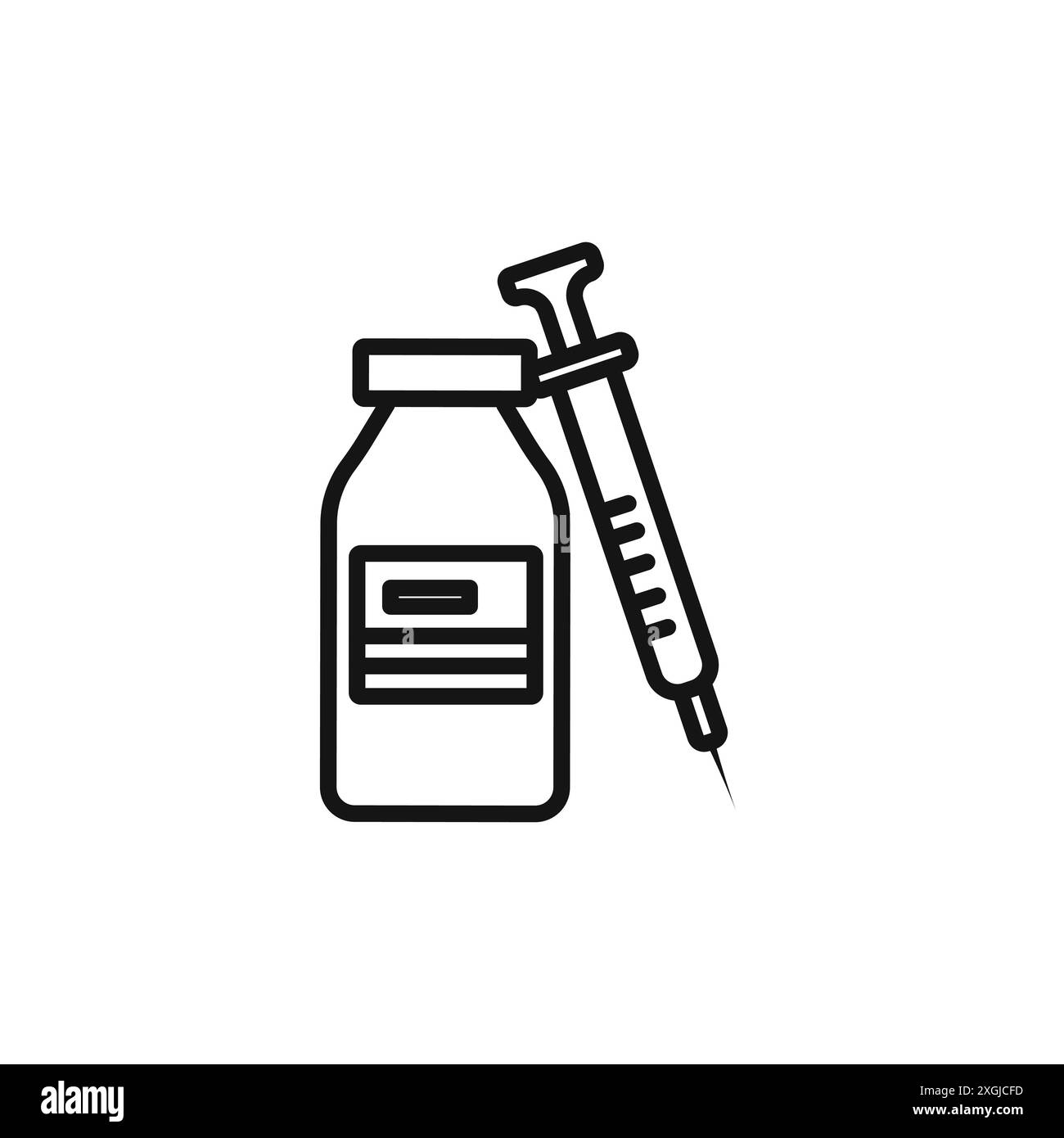 injection vial icon vector logo set collection for web app ui Stock ...