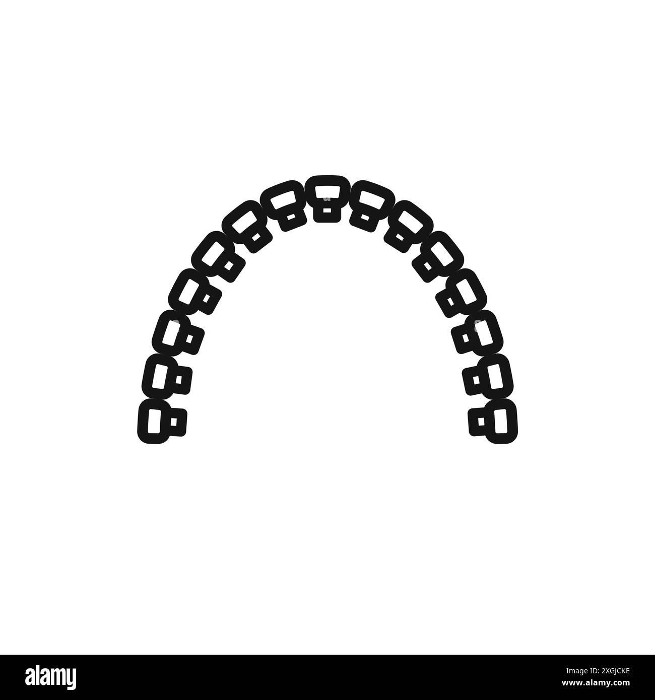 lingual braces icon vector logo set collection for web app ui Stock Vector Image & Art - Alamy