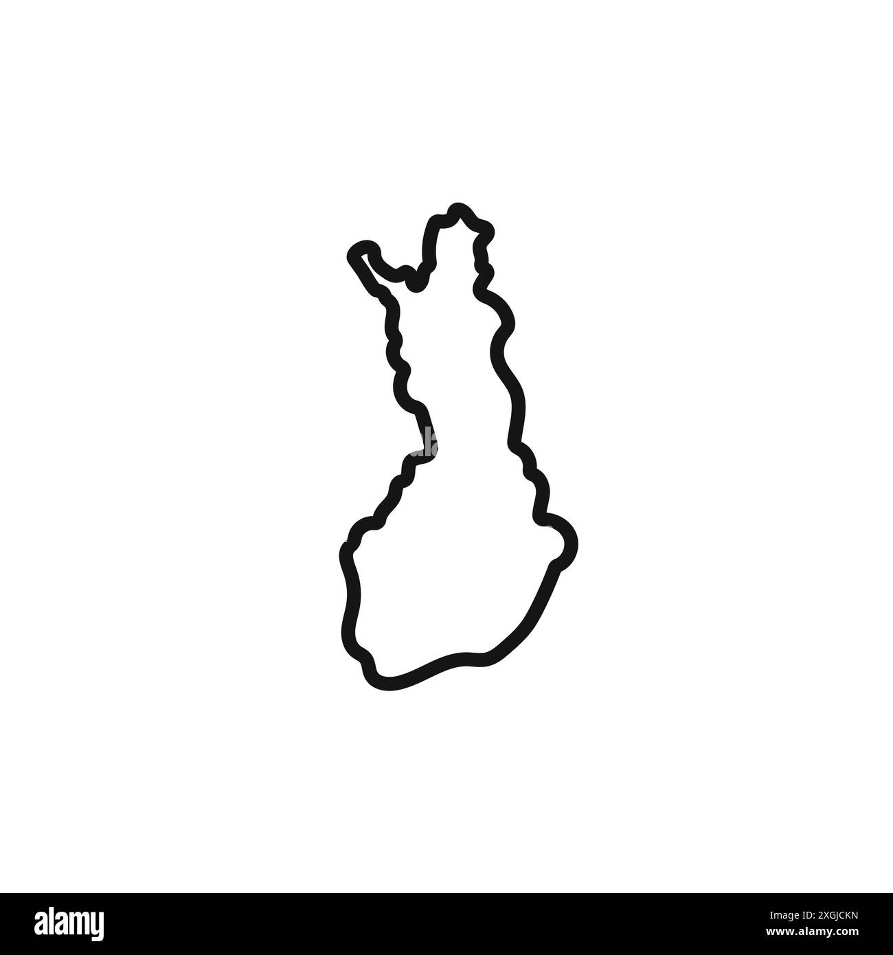 map of Finland icon vector logo set collection for web app ui Stock ...