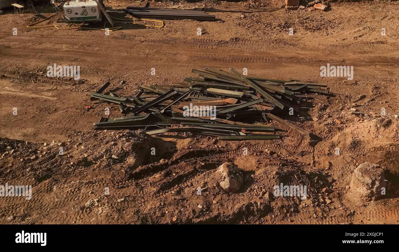Road construction debris hi-res stock photography and images - Alamy