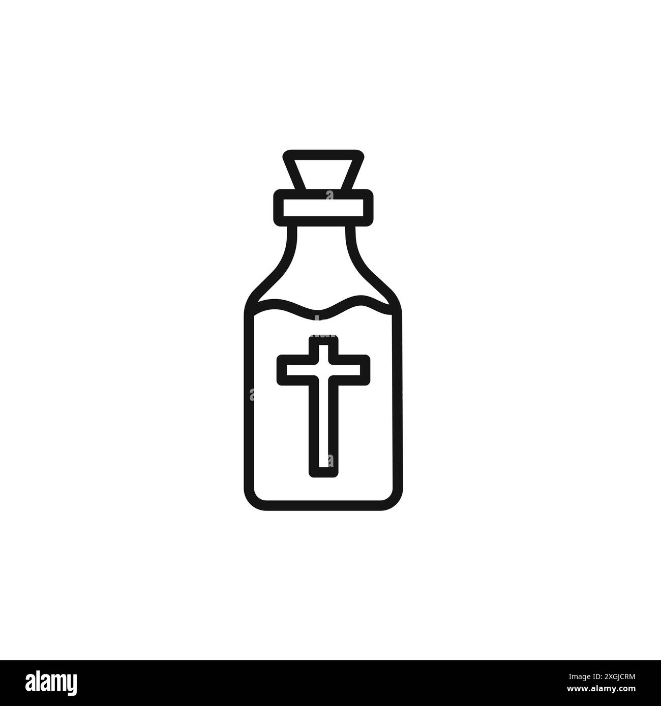 holy water bottle icon vector logo set collection for web app ui Stock ...
