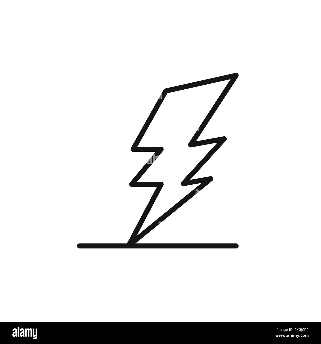 lightning bolt icon vector logo set collection for web app ui Stock ...