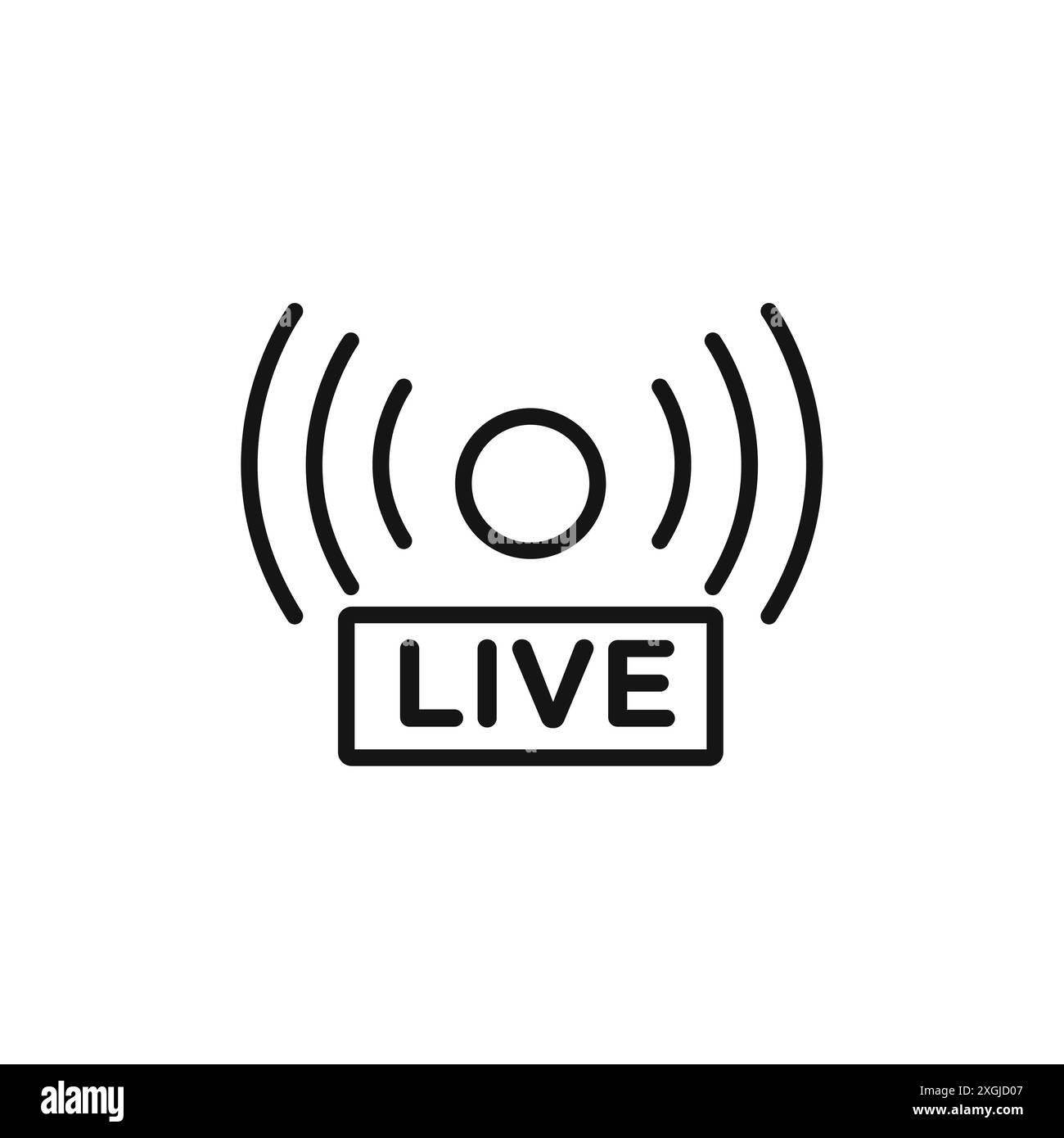 Live icon vector logo set collection for web app ui Stock Vector Image ...