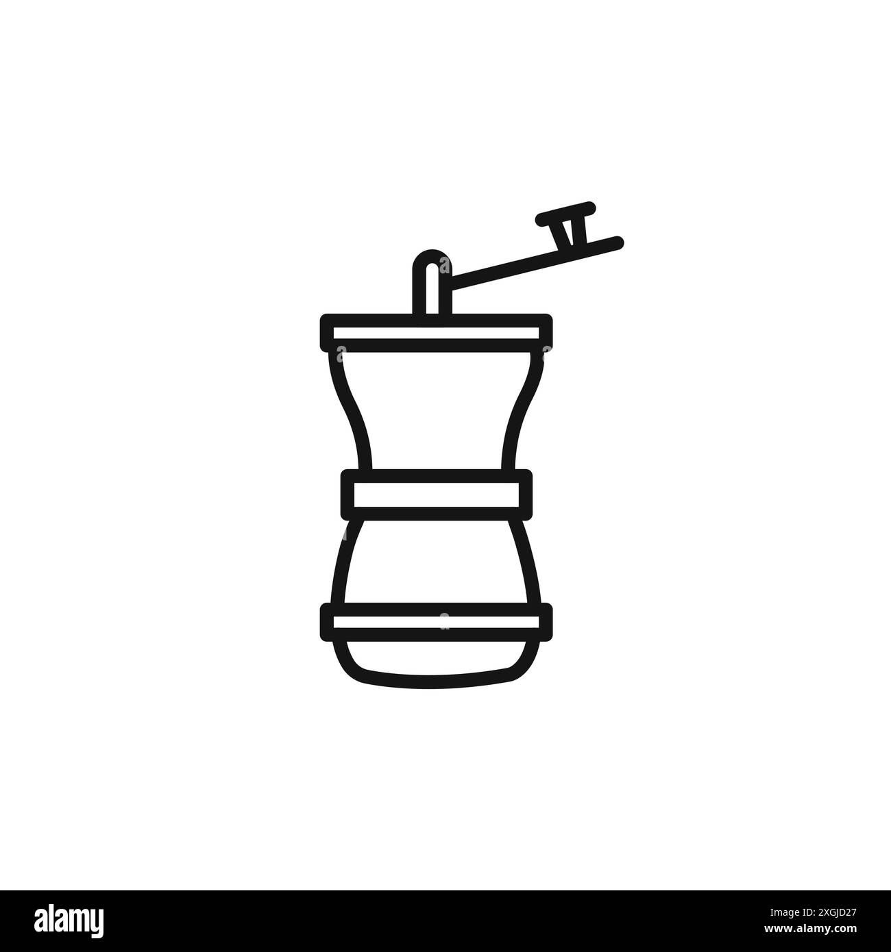 Manual coffee grinder icon vector logo set collection for web app ui ...