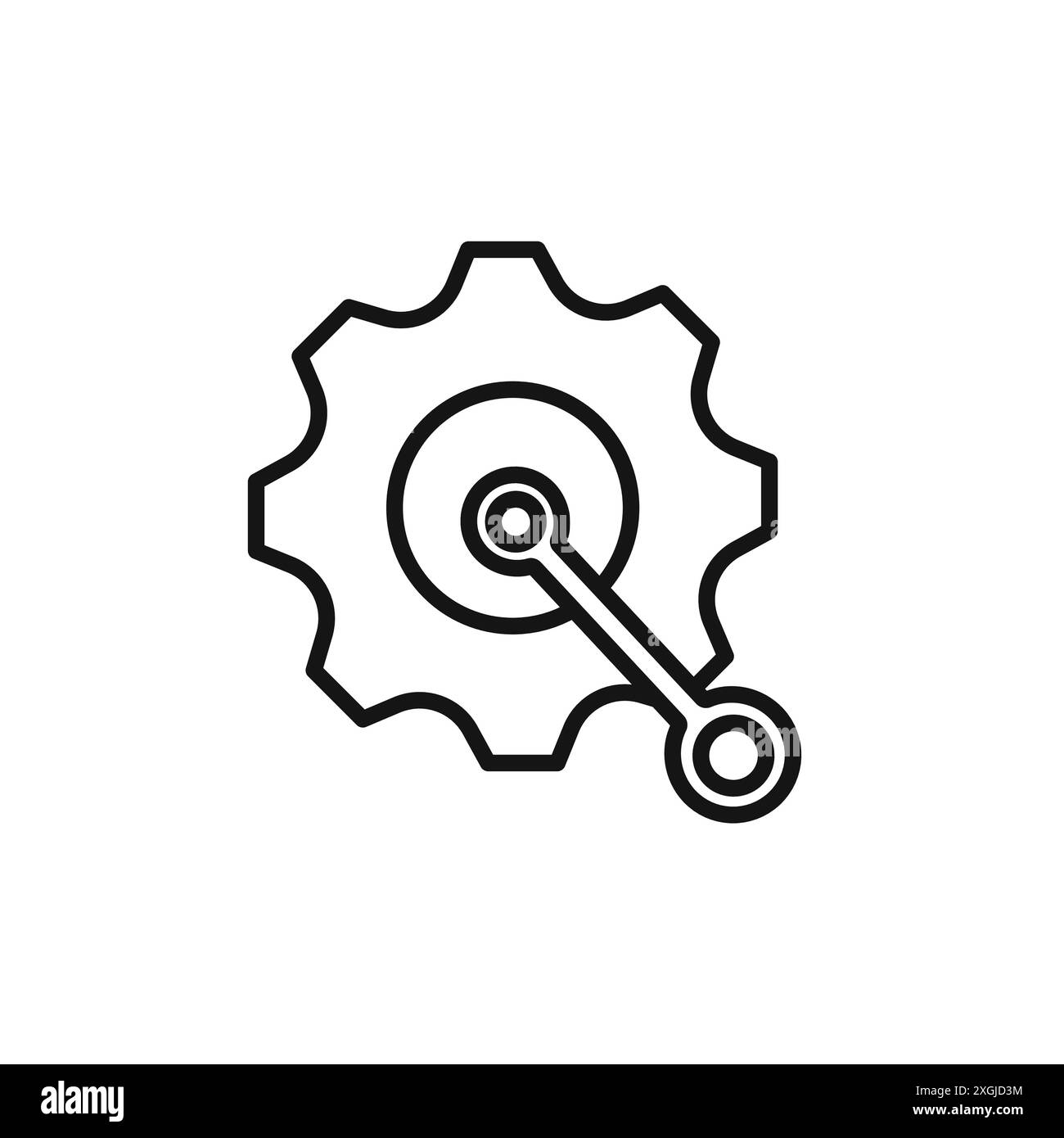 mechanic settings icon vector logo set collection for web app ui Stock ...