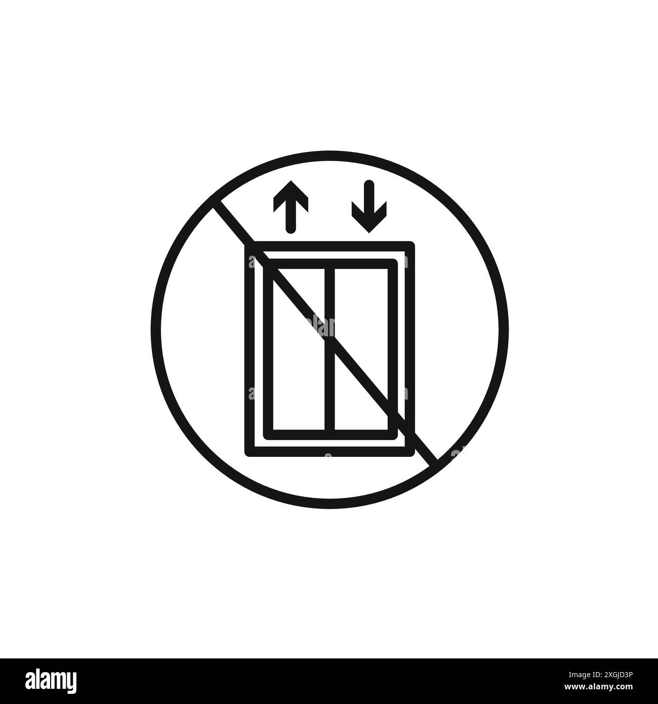 No Elevator Sign icon vector logo set collection for web app ui Stock Vector Image & Art - Alamy