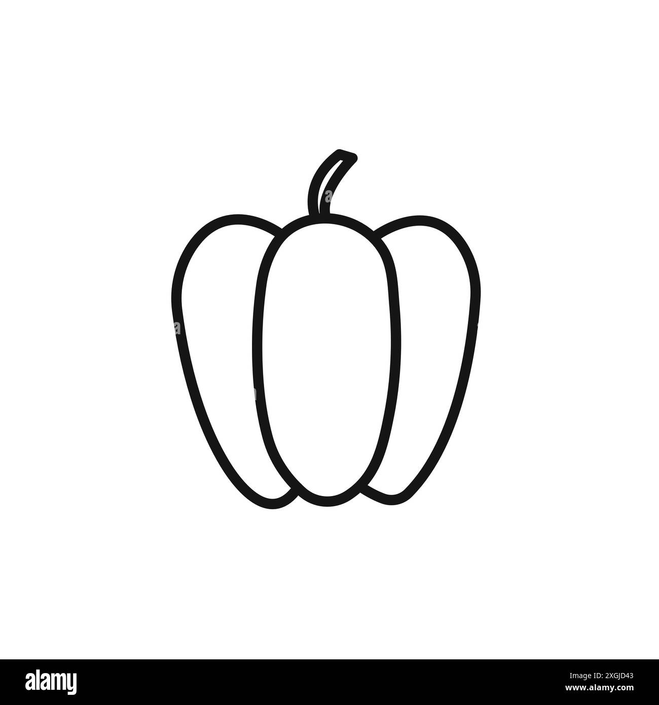 Paprika set Black and White Stock Photos & Images - Alamy