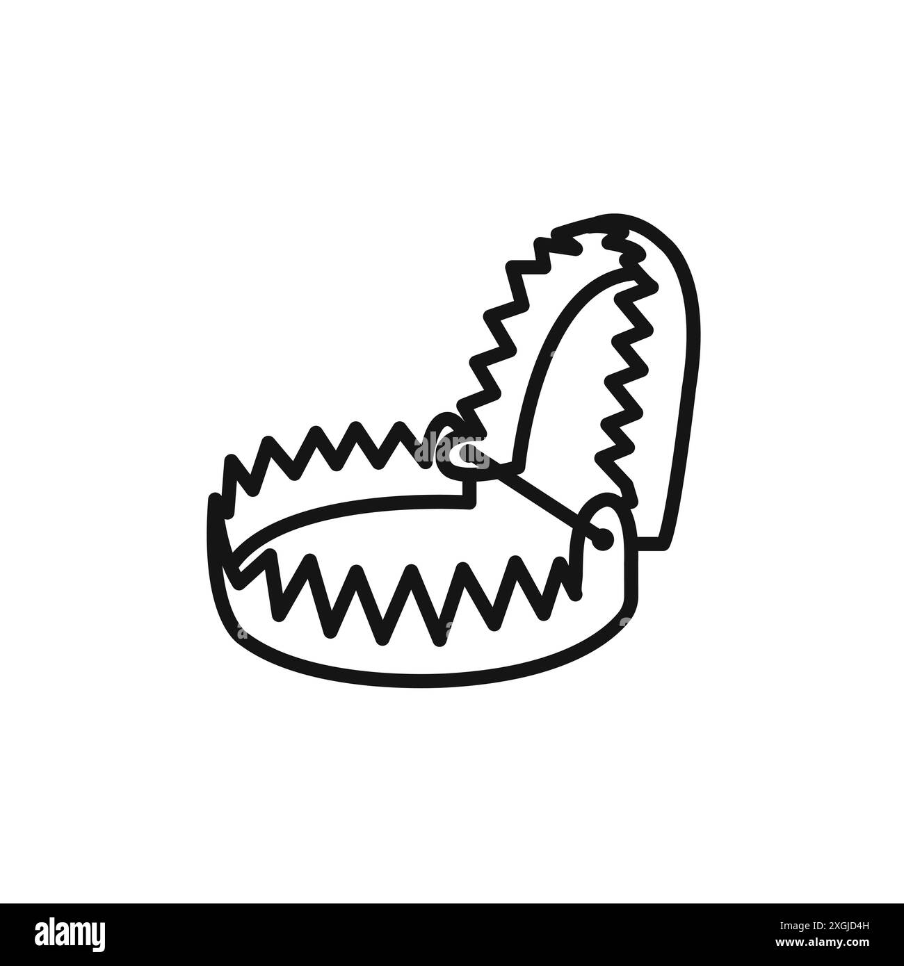 Metal trap icon vector logo set collection for web app ui Stock Vector ...