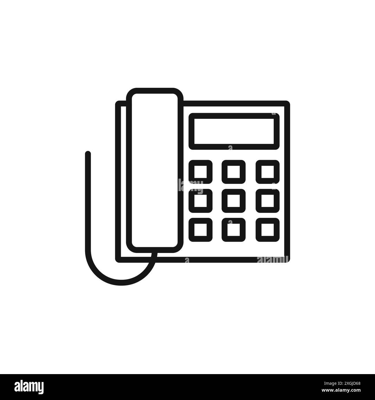 Office Phone icon vector logo set collection for web app ui Stock ...