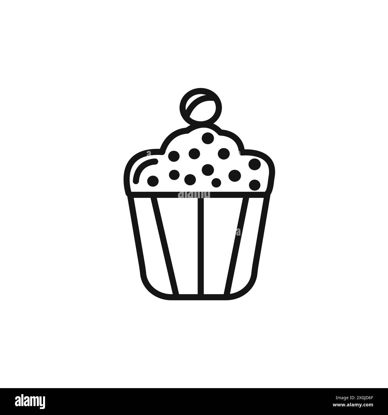 Muffin Icon vector logo set collection for web app ui Stock Vector ...