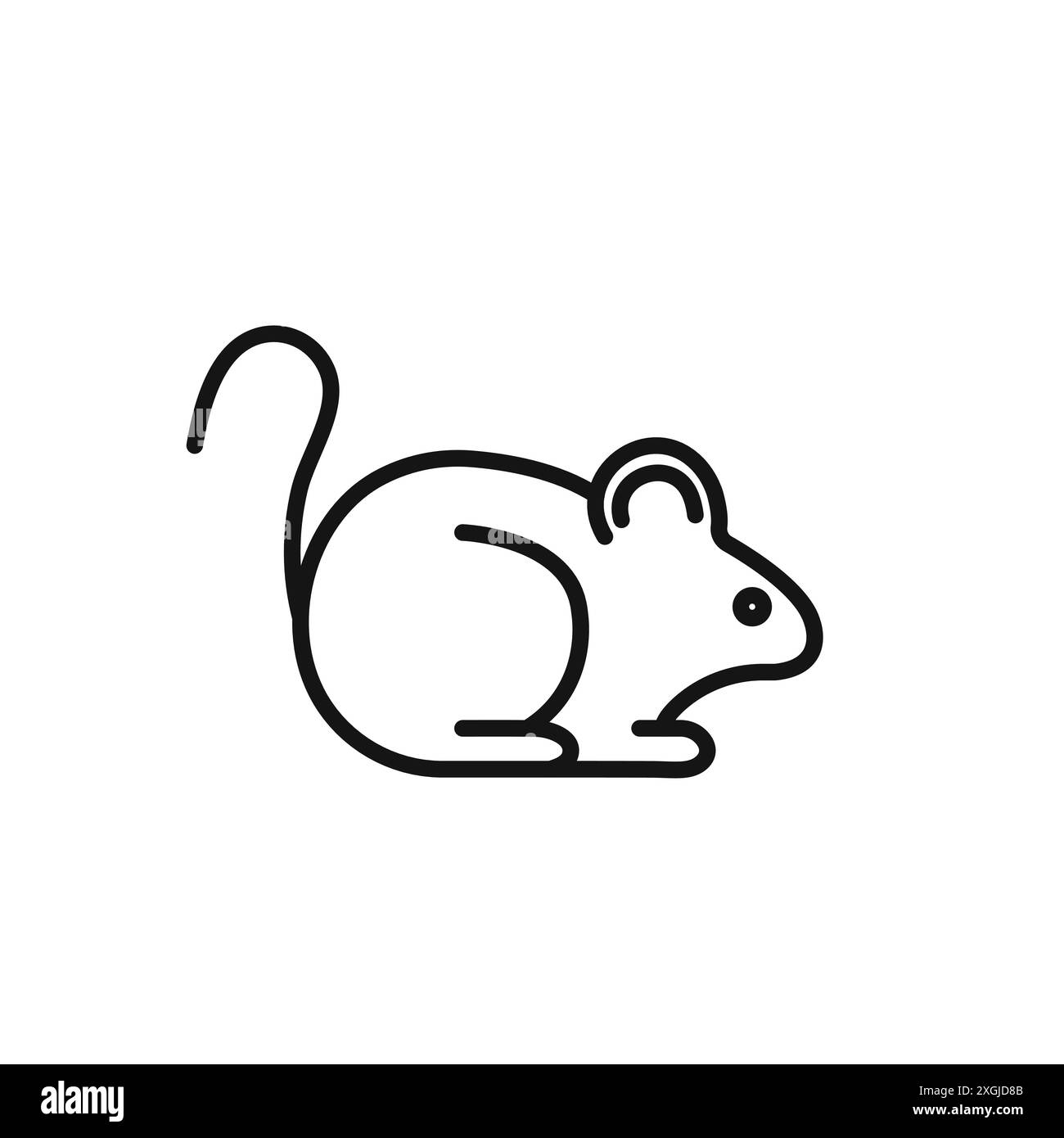Mouse animal icon vector logo set collection for web app ui Stock ...