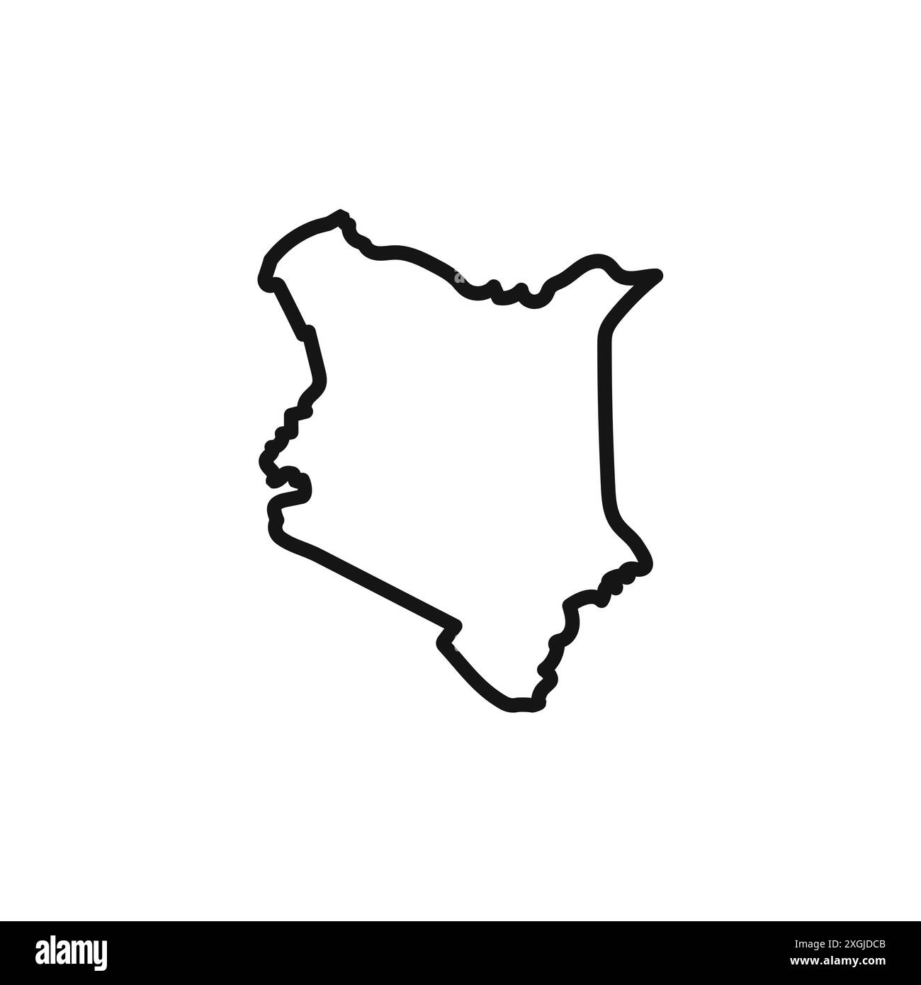 Kenya map icon vector logo set collection for web app ui Stock Vector ...