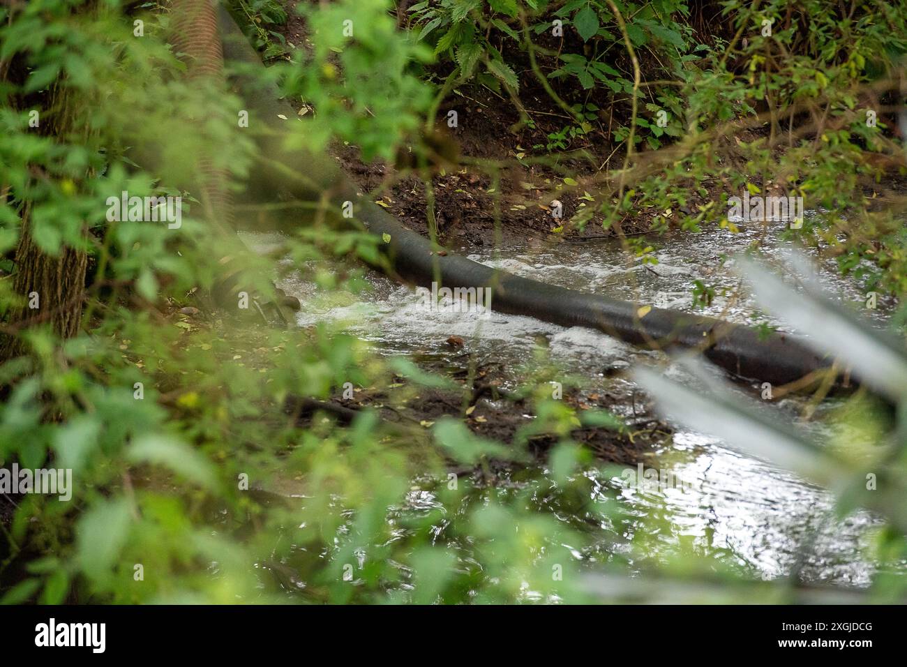 Amersham, UK. 9th July, 2024. Thames Water have been discharging from ...