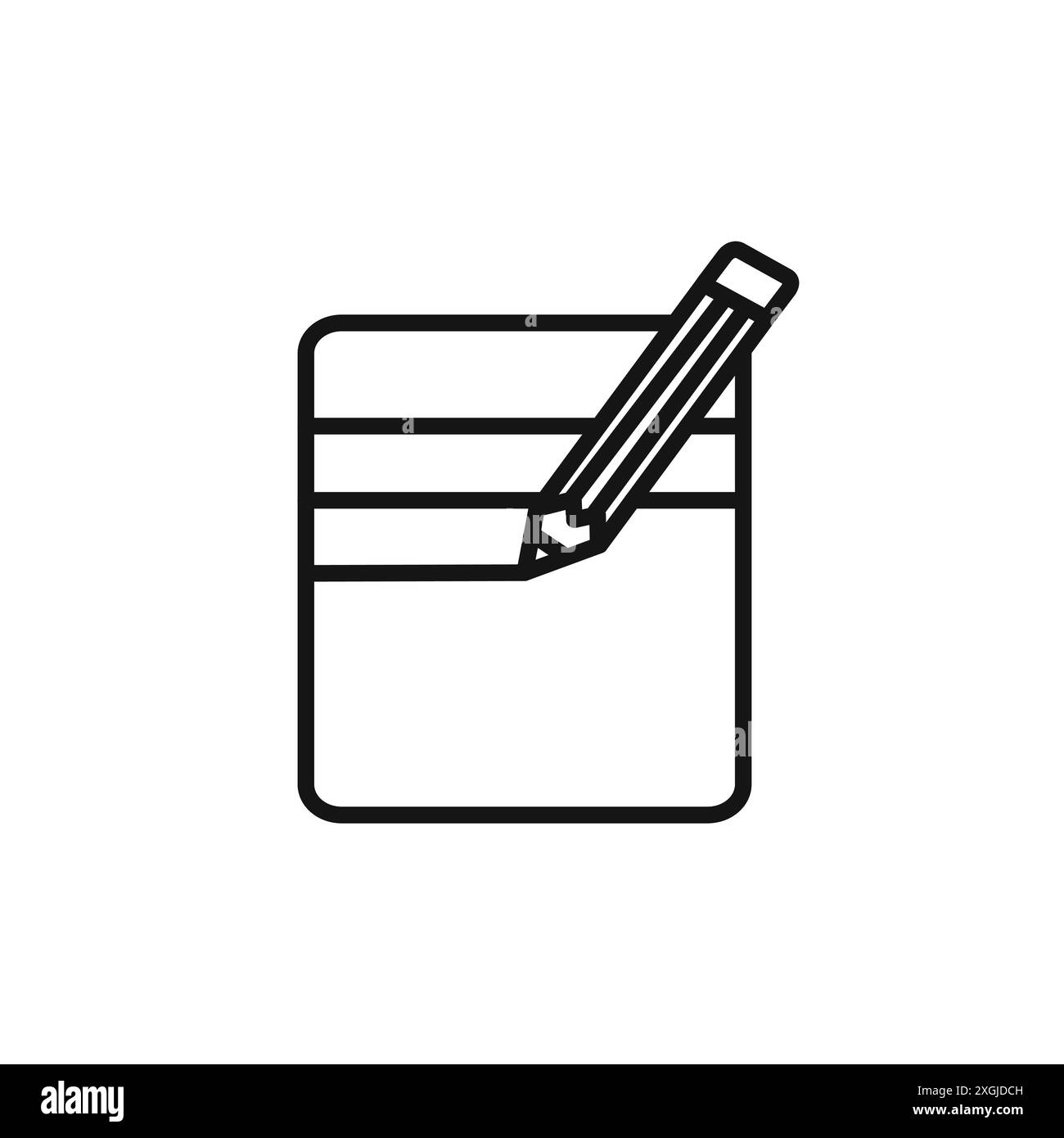 Pencil Icon vector logo set collection for web app ui Stock Vector ...