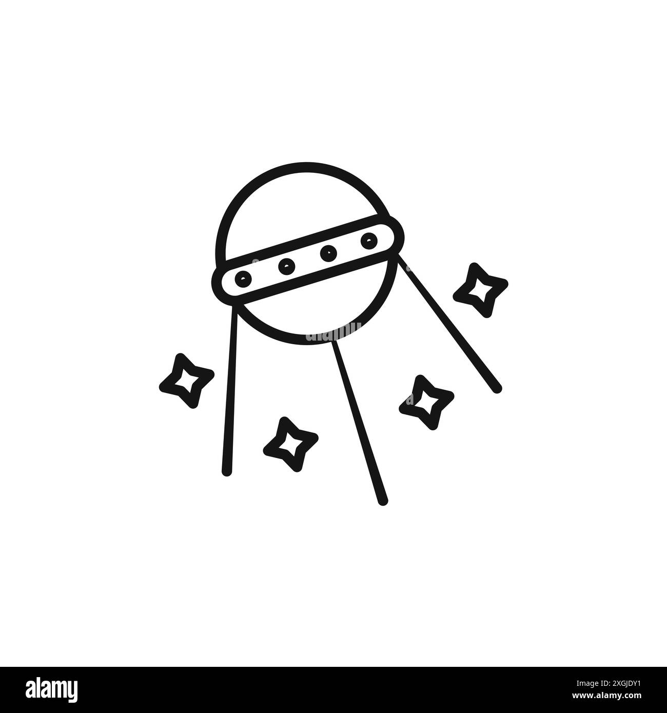 Linear sputnik icon vector logo set collection for web app ui Stock Vector Image & Art - Alamy