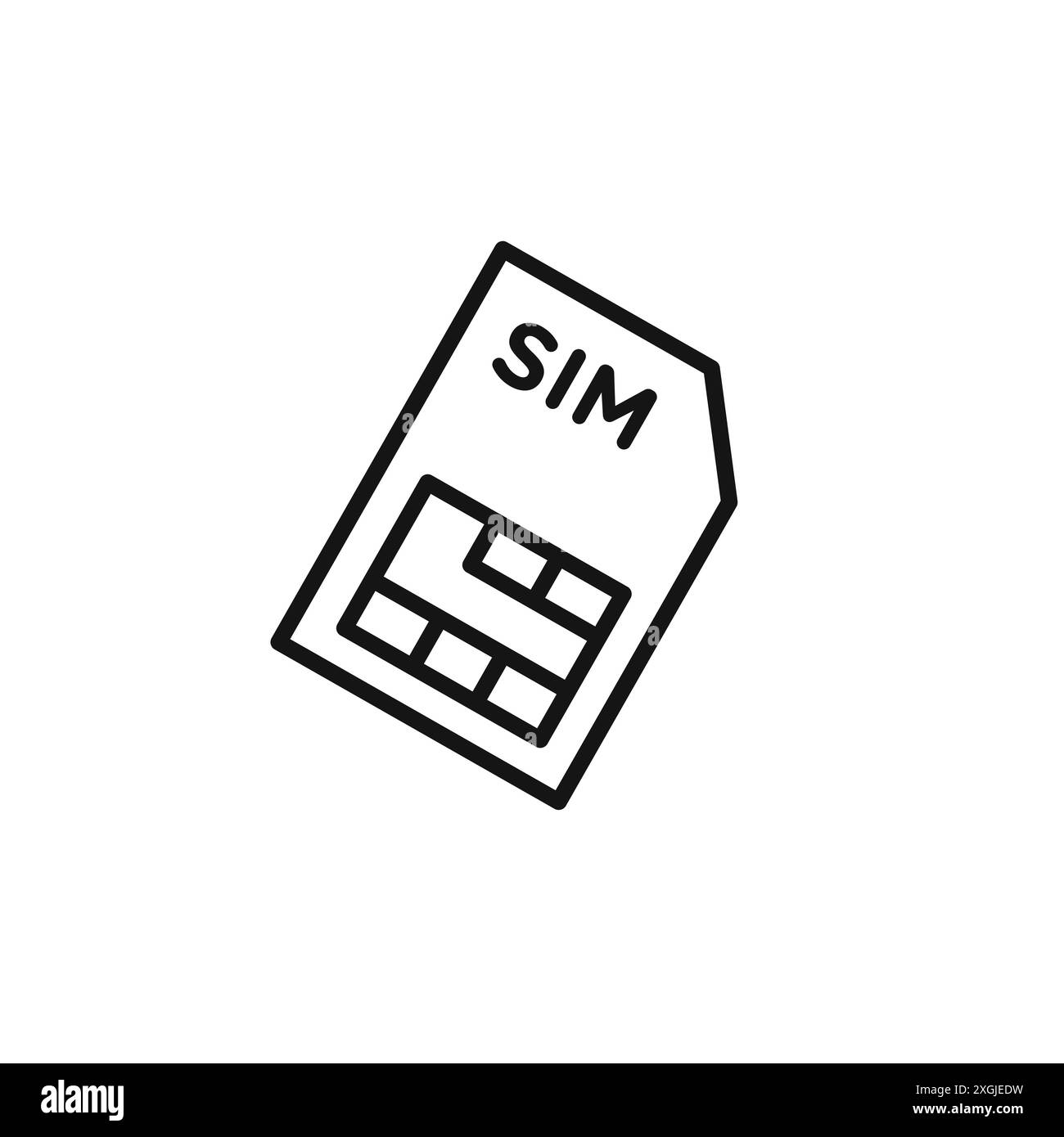 sim card icon vector logo set collection for web app ui Stock Vector ...