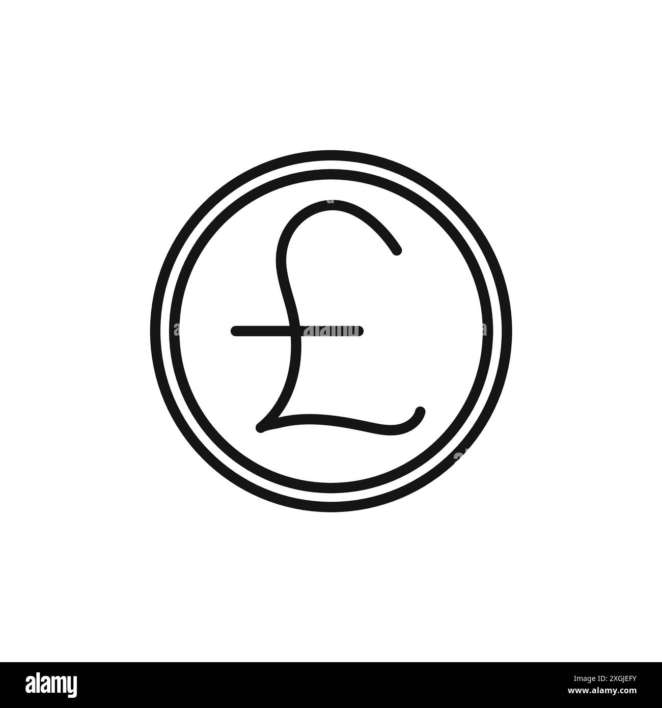 Pound icon vector logo set collection for web app ui Stock Vector Image ...