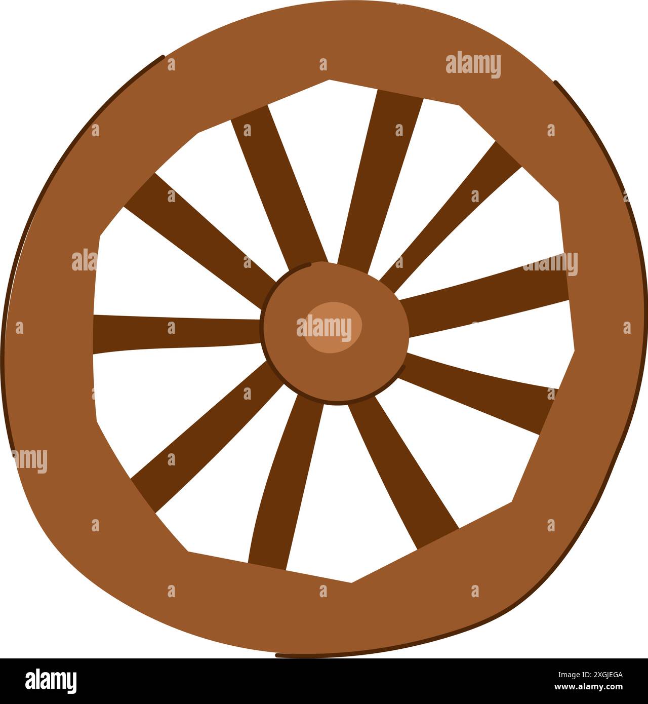 mill wheel ancient cartoon vector illustration Stock Vector Image & Art ...