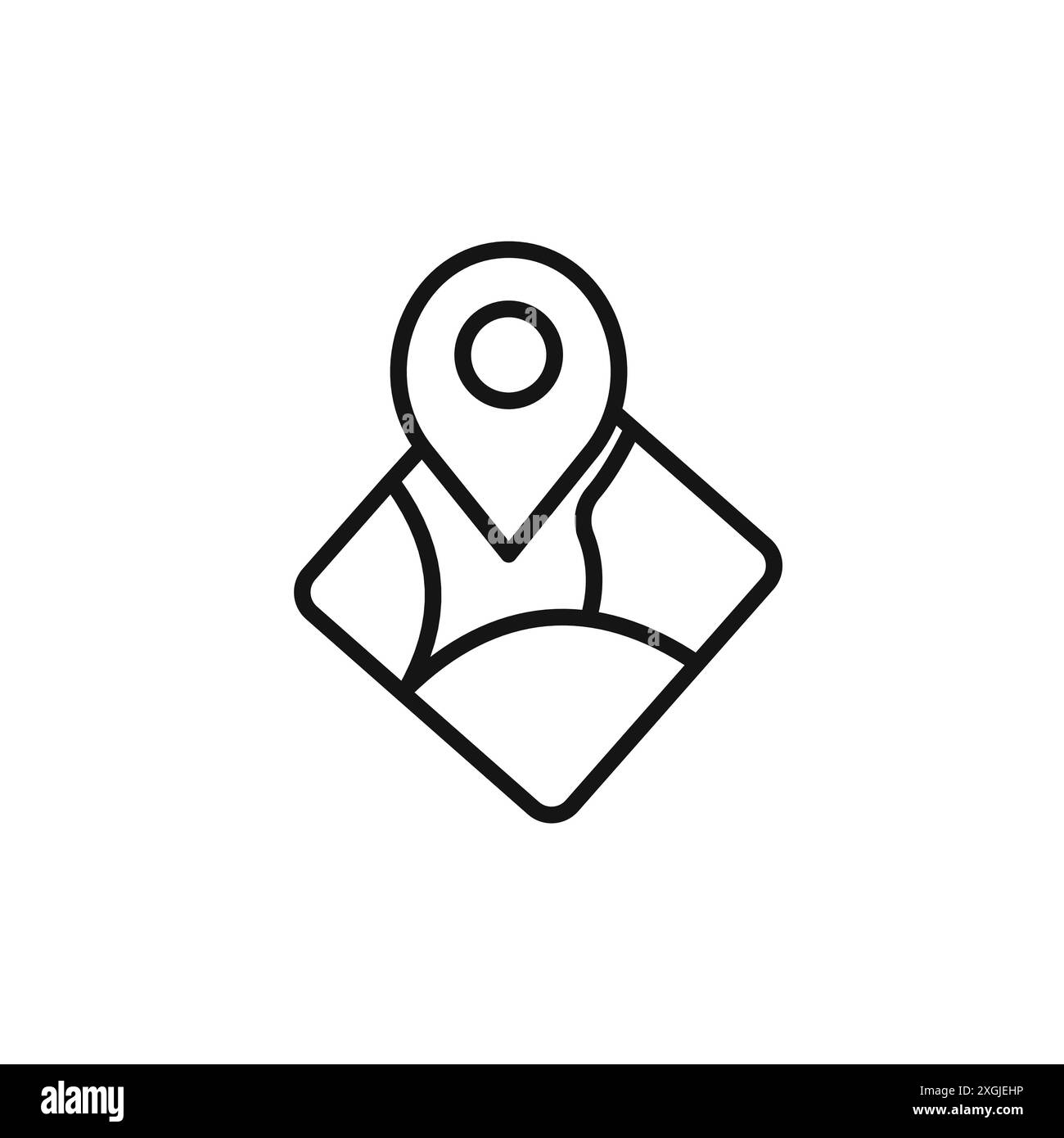 Pin on a map icon vector logo set collection for web app ui Stock Vector Image & Art - Alamy